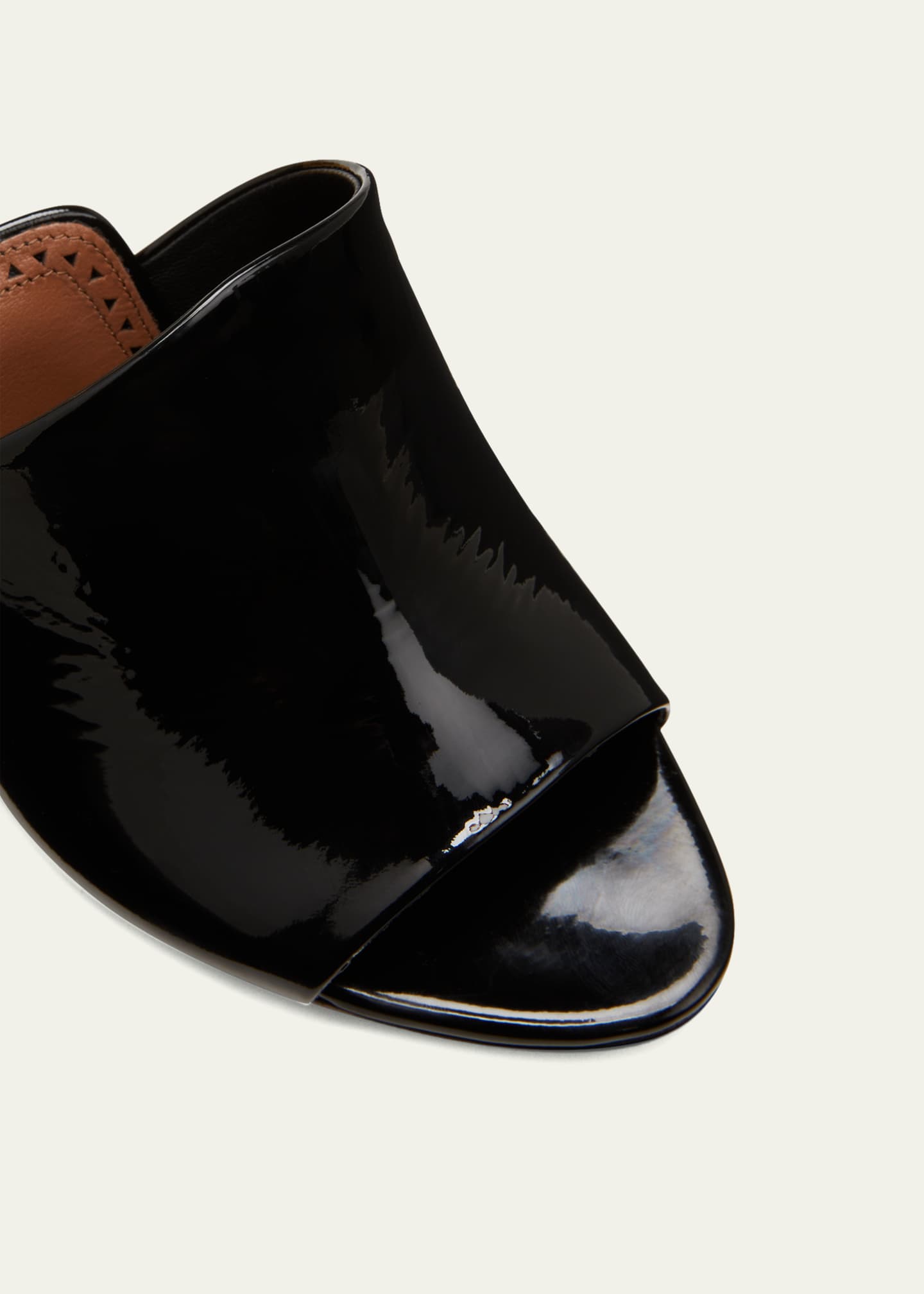 ALAIA La Sculpture Wedge Mules - Bergdorf Goodman