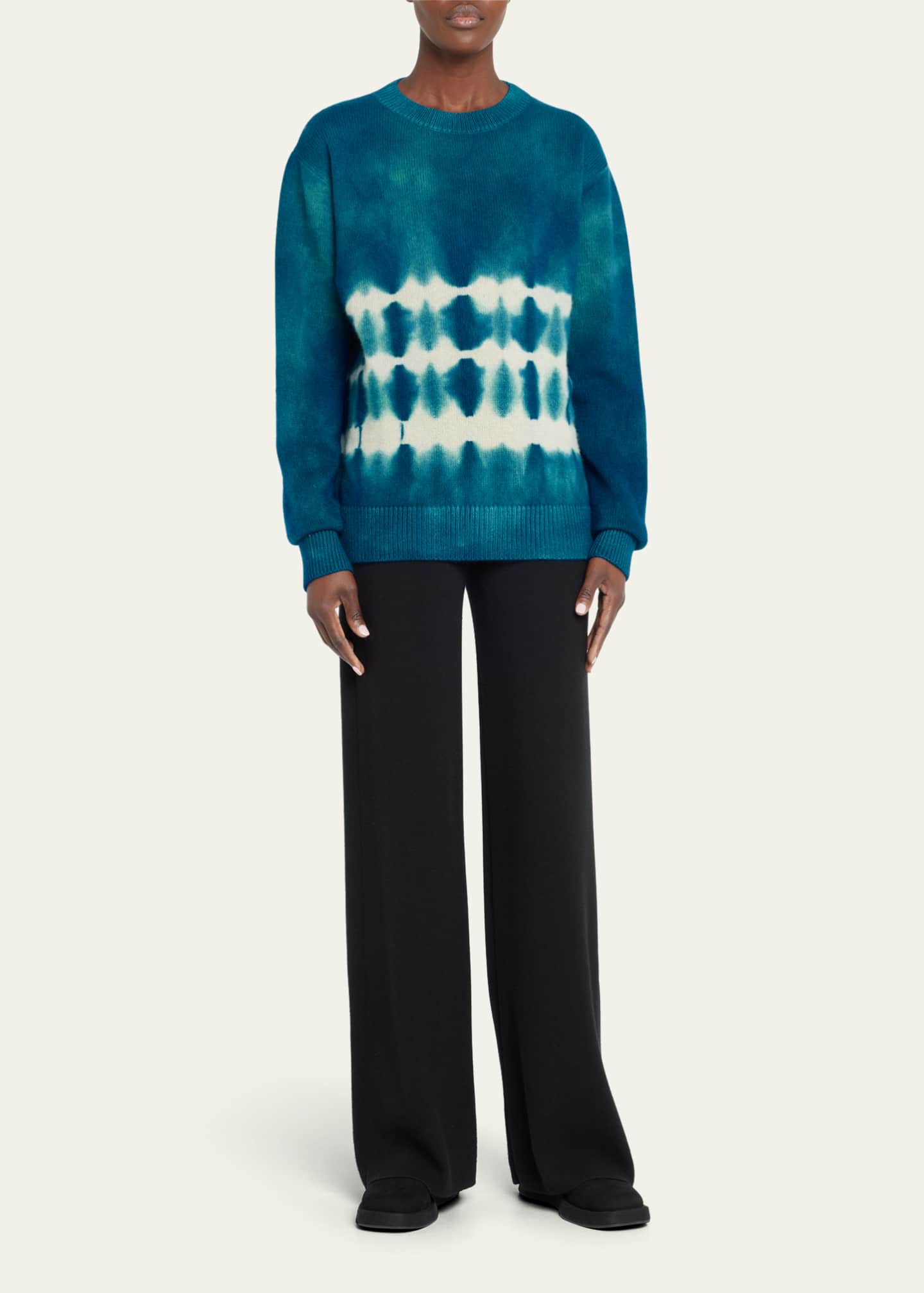 The Elder Statesman Vision Tie-Dye Cashmere Sweater - Bergdorf Goodman