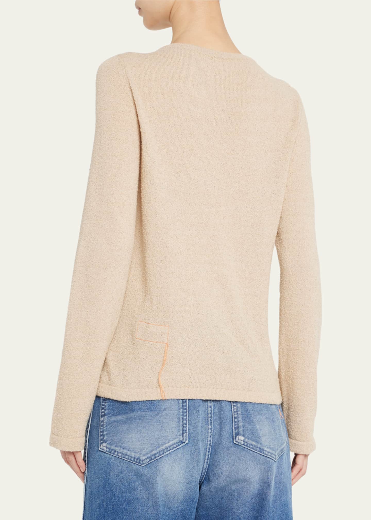 FORTELA Coralie Button-Front Henley Top - Bergdorf Goodman