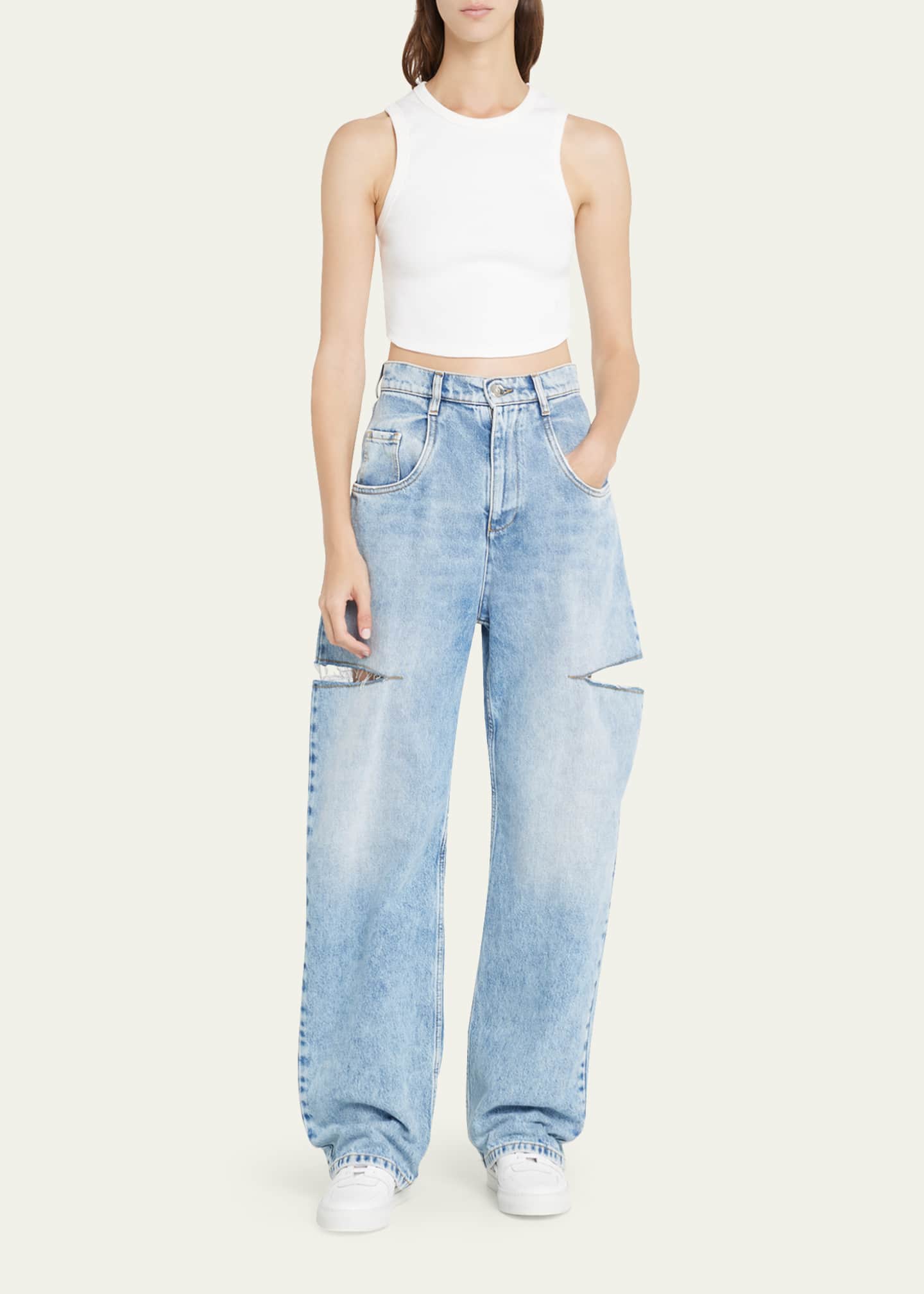 Ksubi Syndicate Ribbed Cropped Tank Top - Bergdorf Goodman