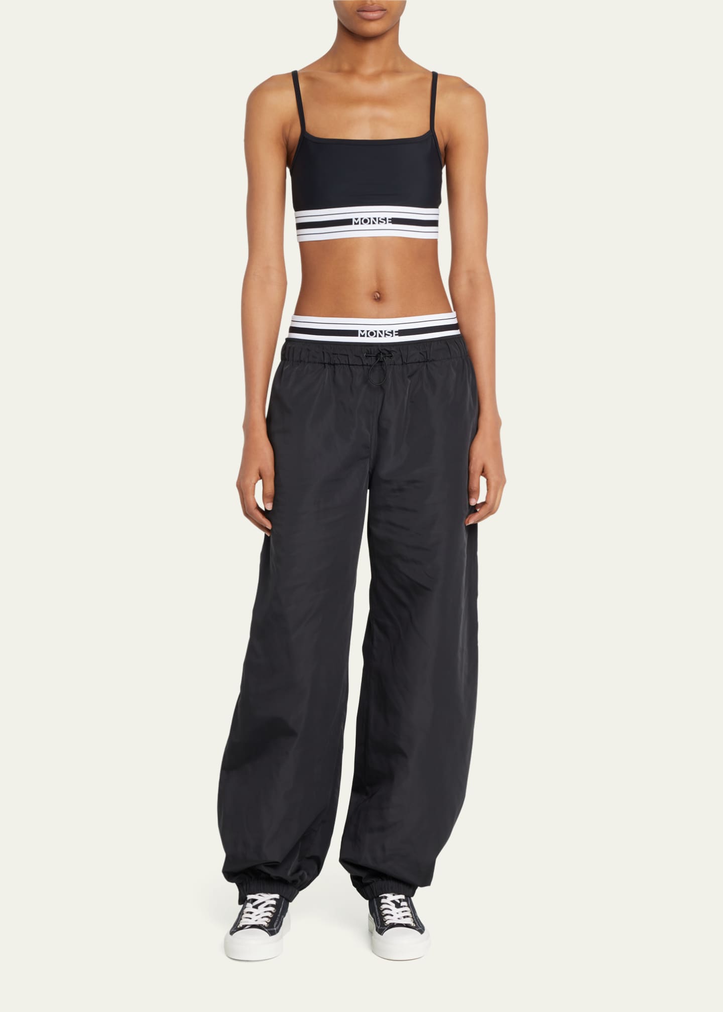 Monse Logo Sports Bra - Bergdorf Goodman
