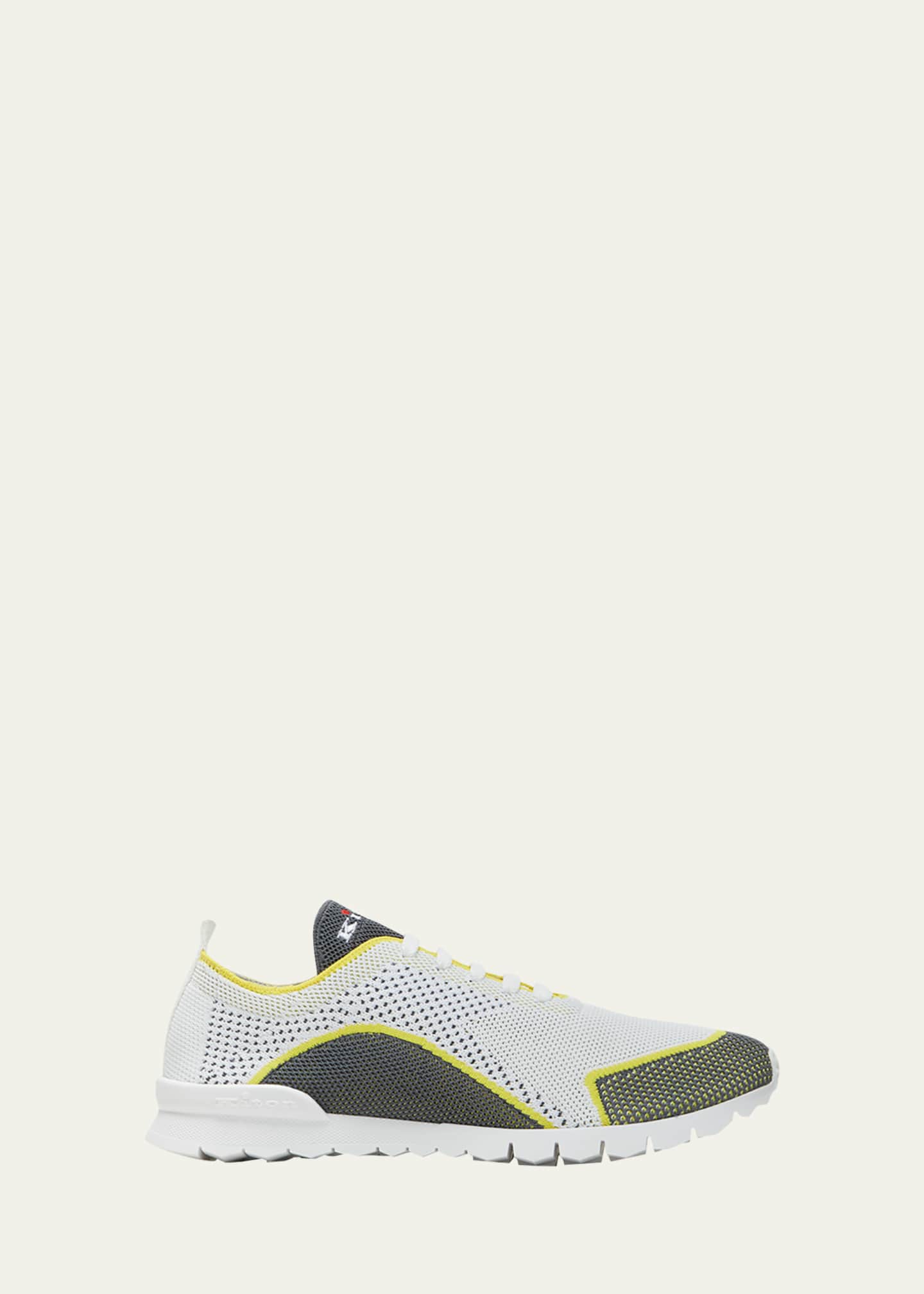 Kiton Men's Knit Runner Sneakers - Bergdorf Goodman
