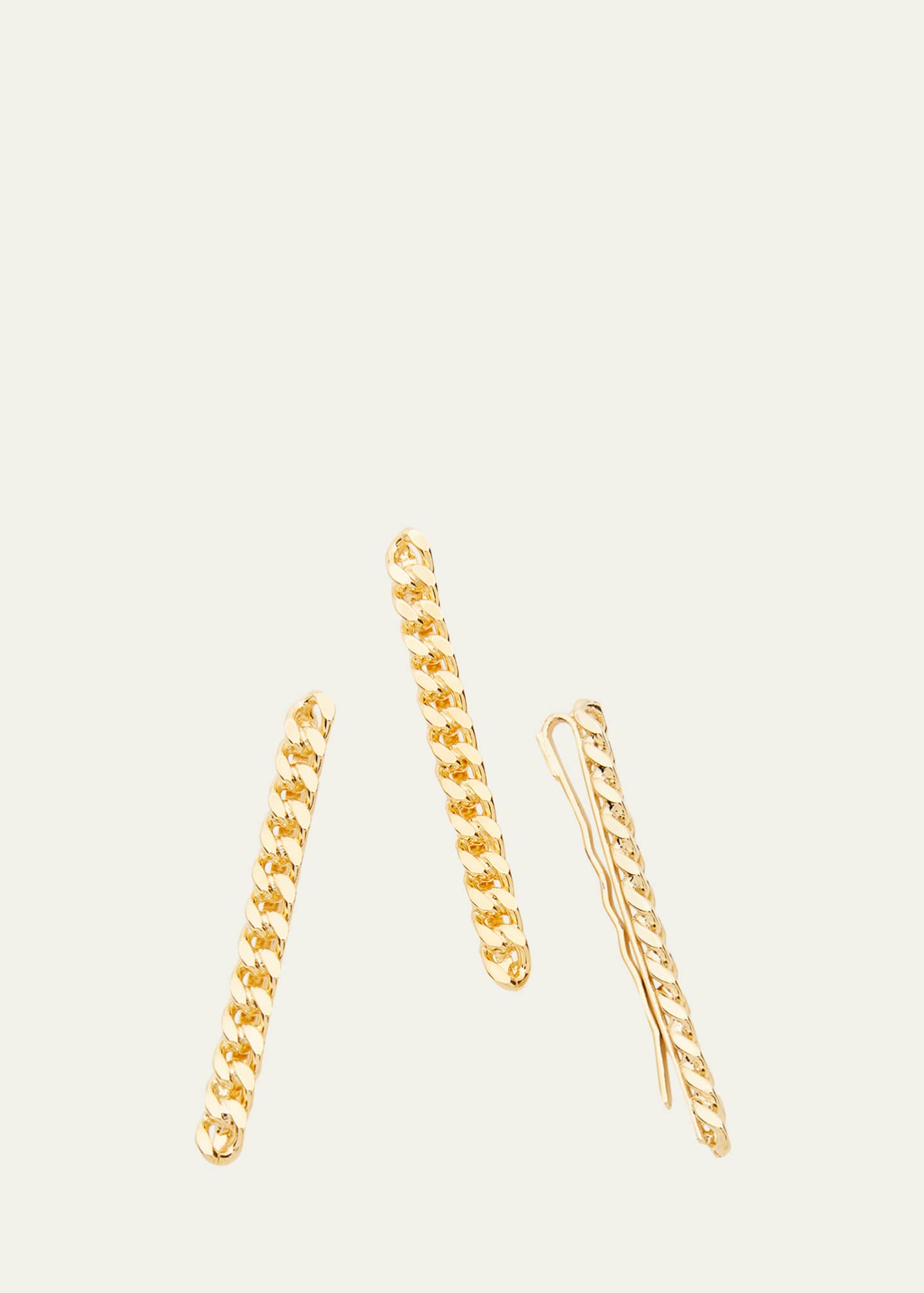Auden Chain Link Bobby Pins, Set of 3 - Bergdorf Goodman