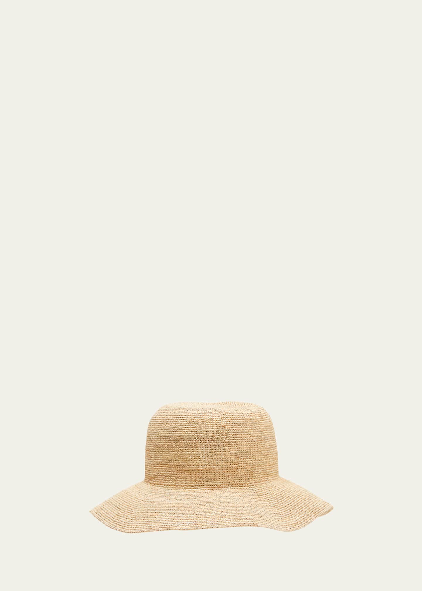 Max Mara Blanc Raffia Cloche Hat - Bergdorf Goodman