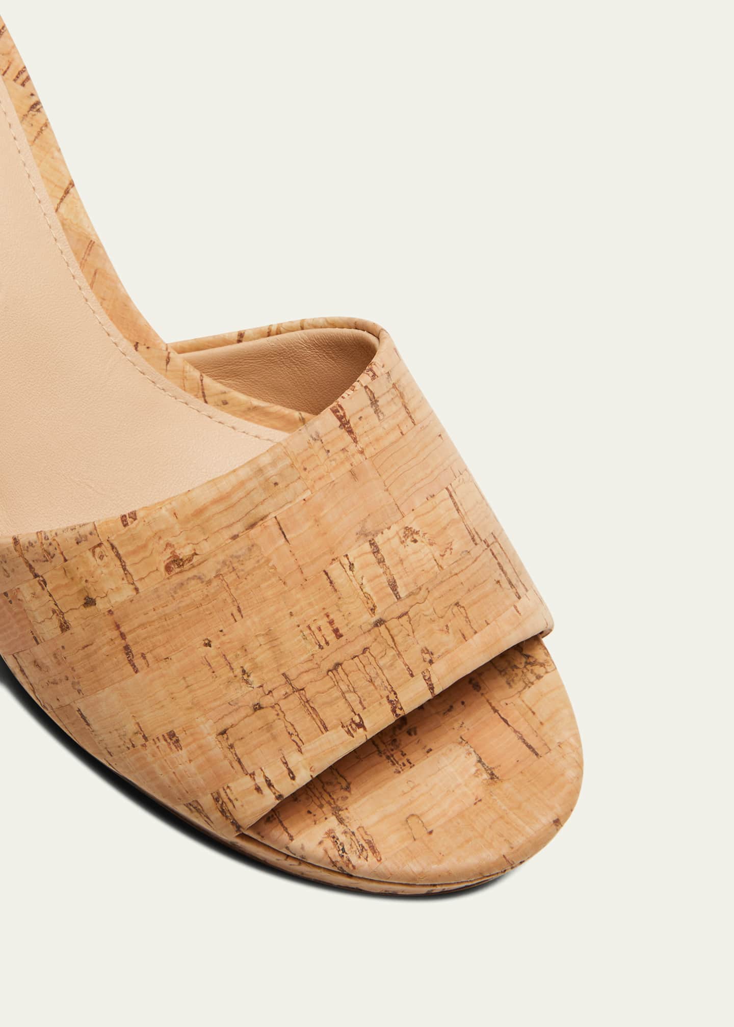 Veronica Beard Daliplatlow Cork Mule Sandals - Bergdorf Goodman
