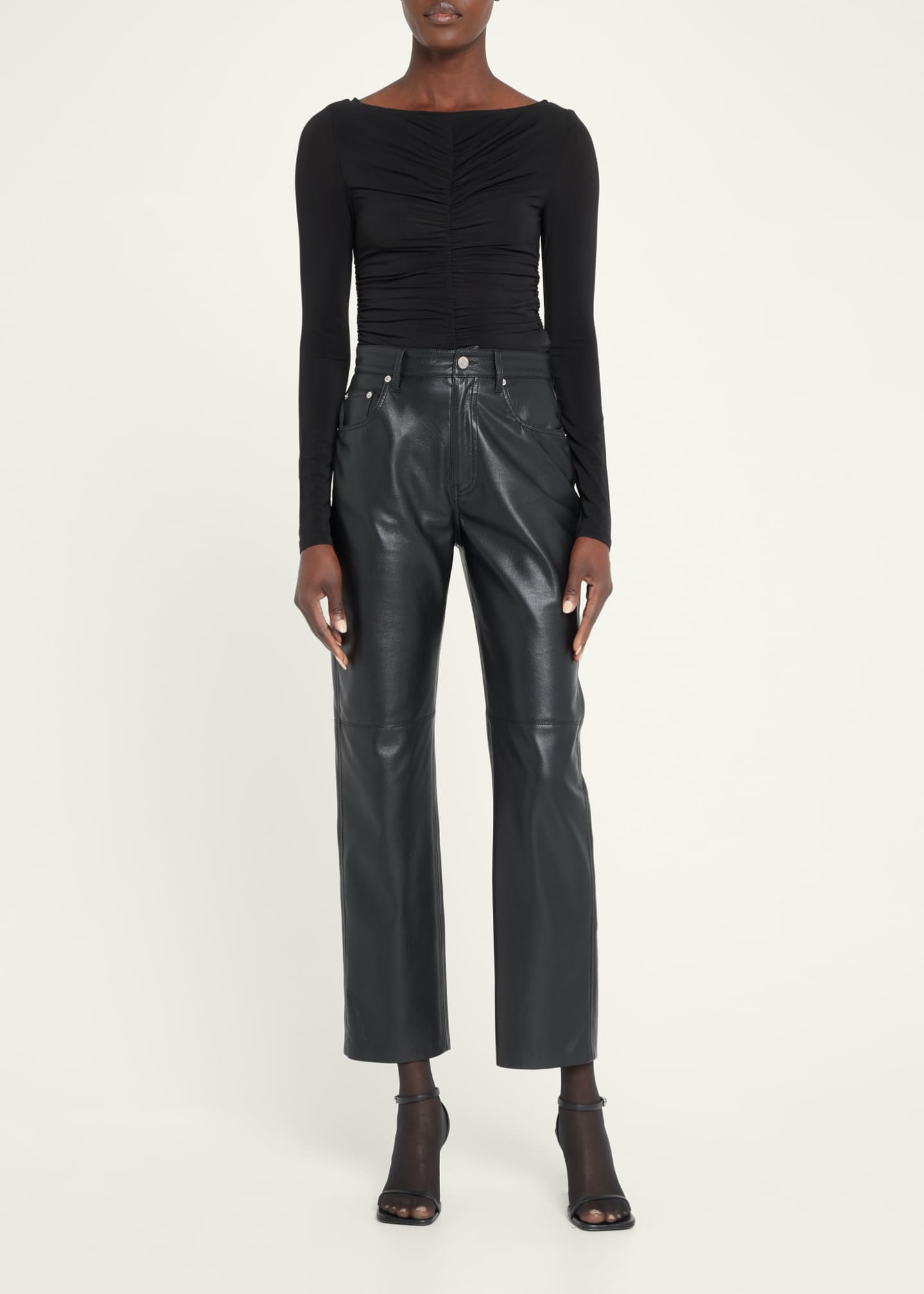 Citizens of Humanity Penelope Shirred Mesh Bodysuit - Bergdorf Goodman