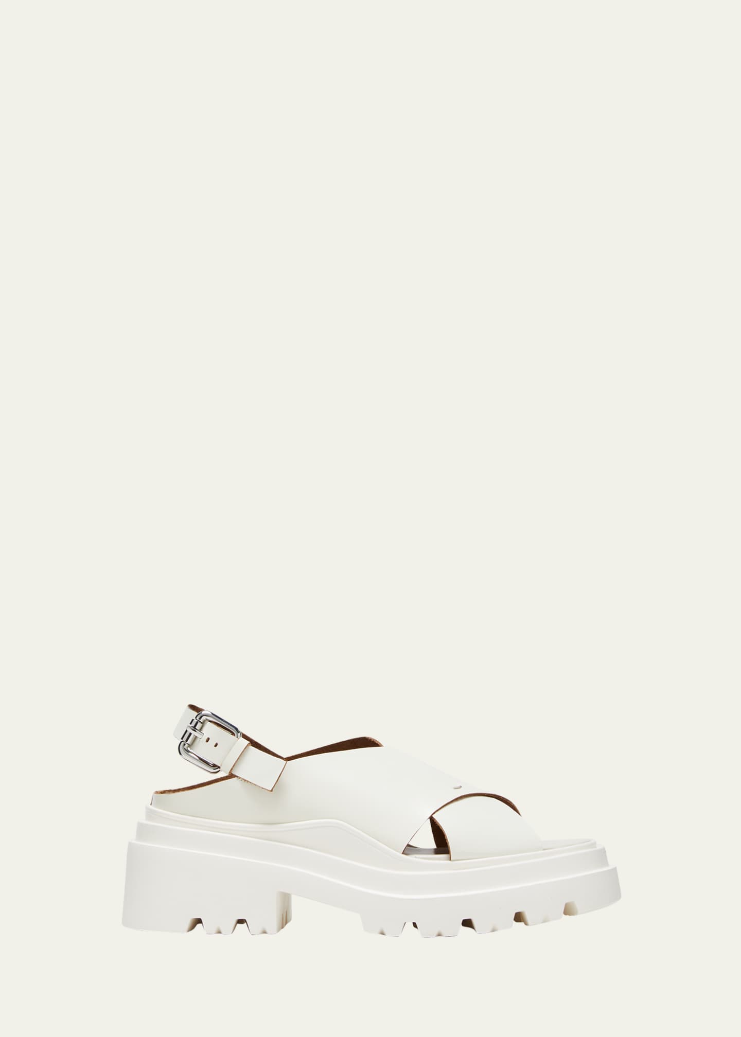 Plan C Bicolor Chunky Slingback Loafer Sandals - Bergdorf Goodman
