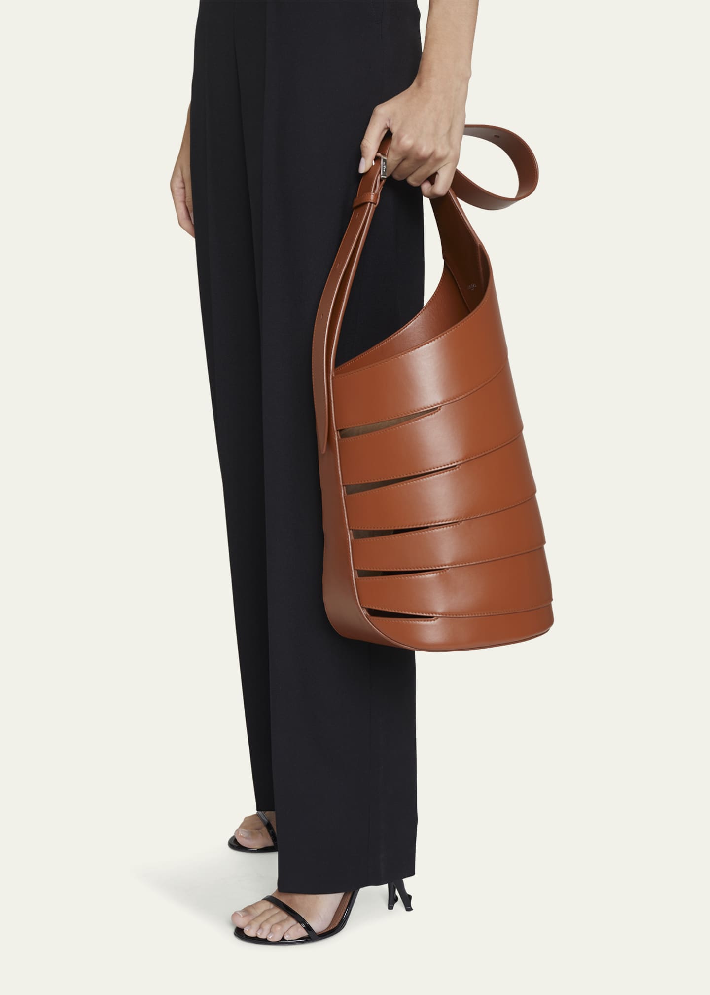 ALAIA Babel Medium Cutout Bucket Shoulder Bag - Bergdorf Goodman