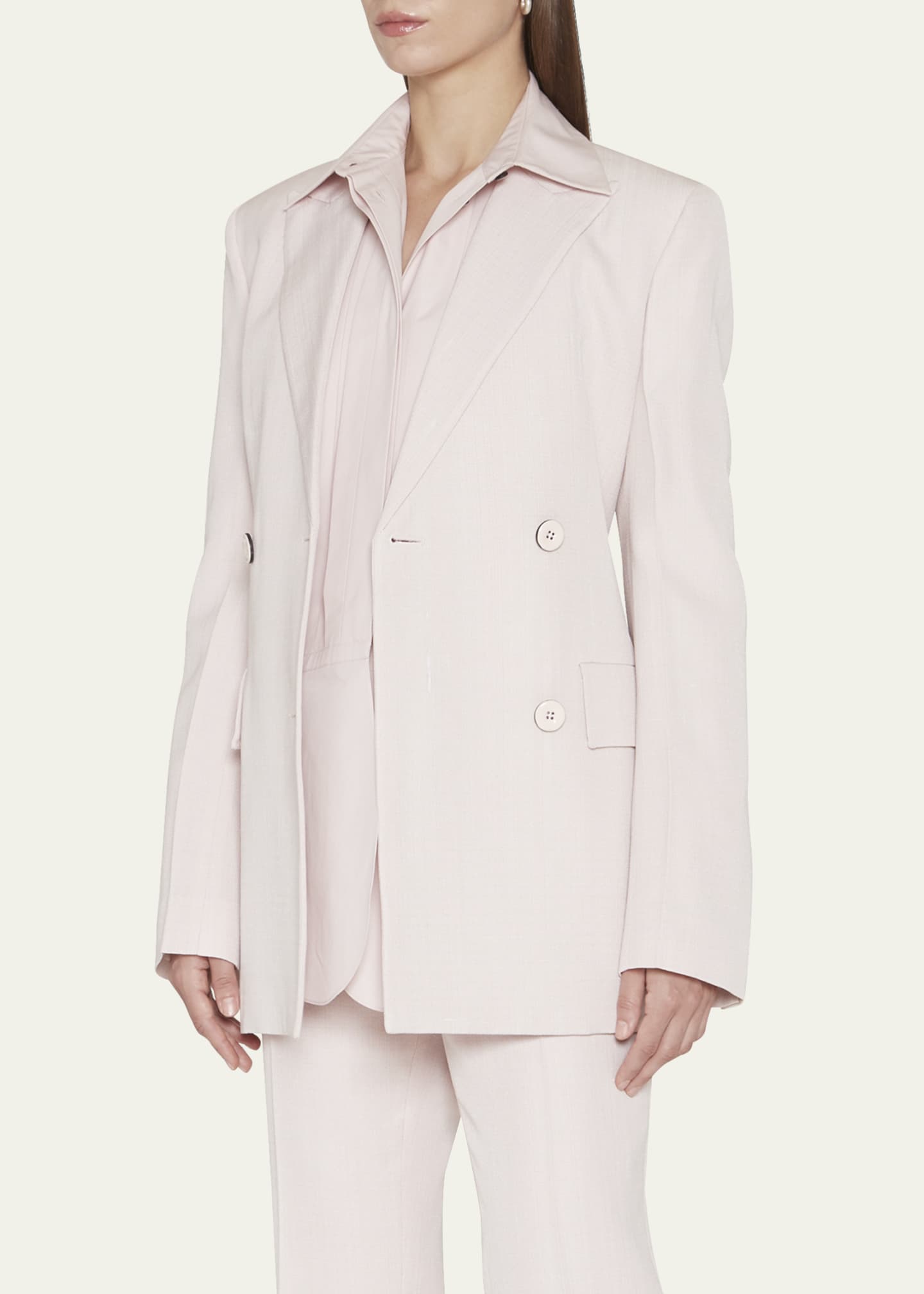 Jil Sander Tailor Made Slim Double-Breasted Jacket - Bergdorf Goodman