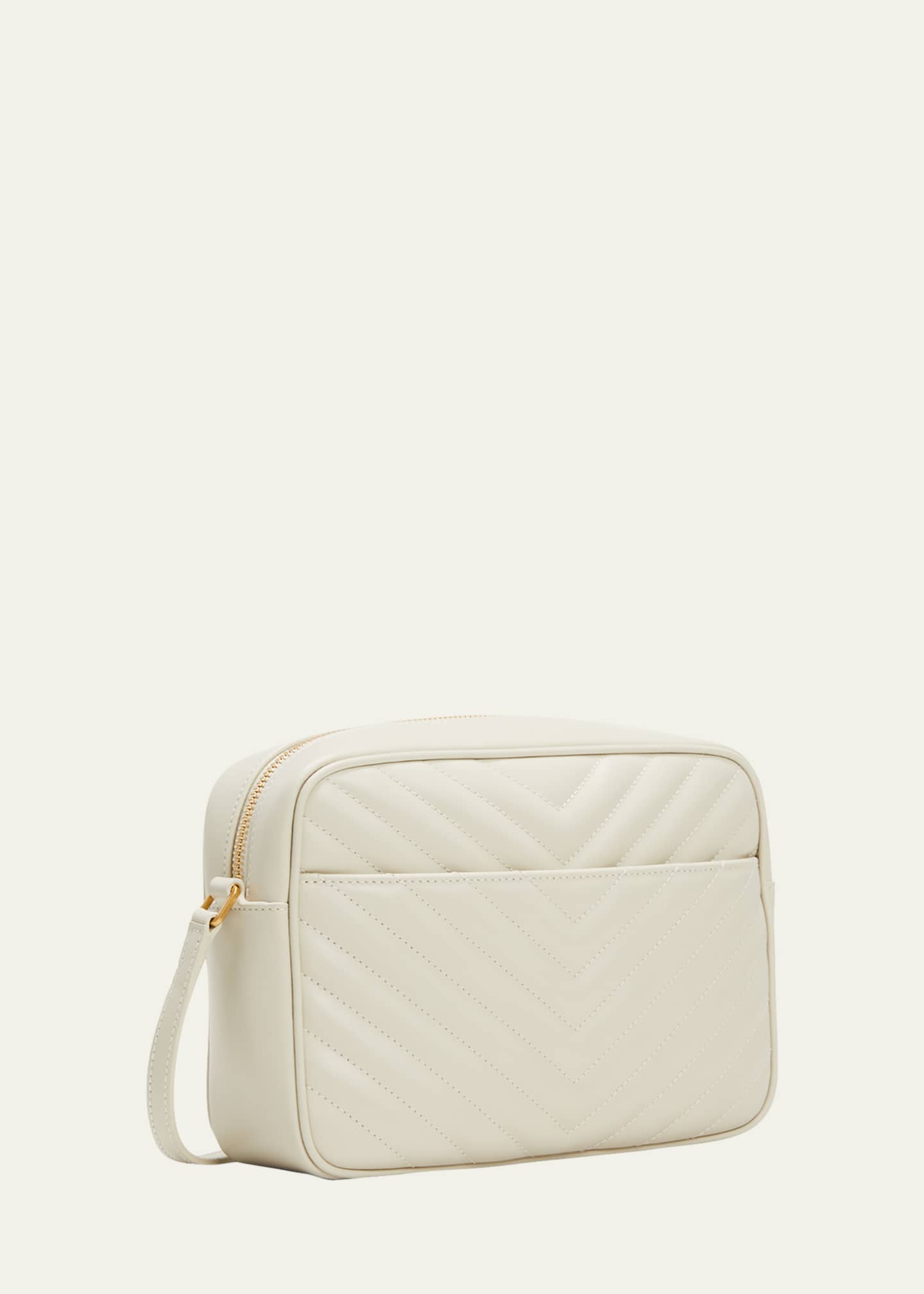 Saint Laurent Lou Medium YSL Camera Bag with Pocket and Tassel in ...