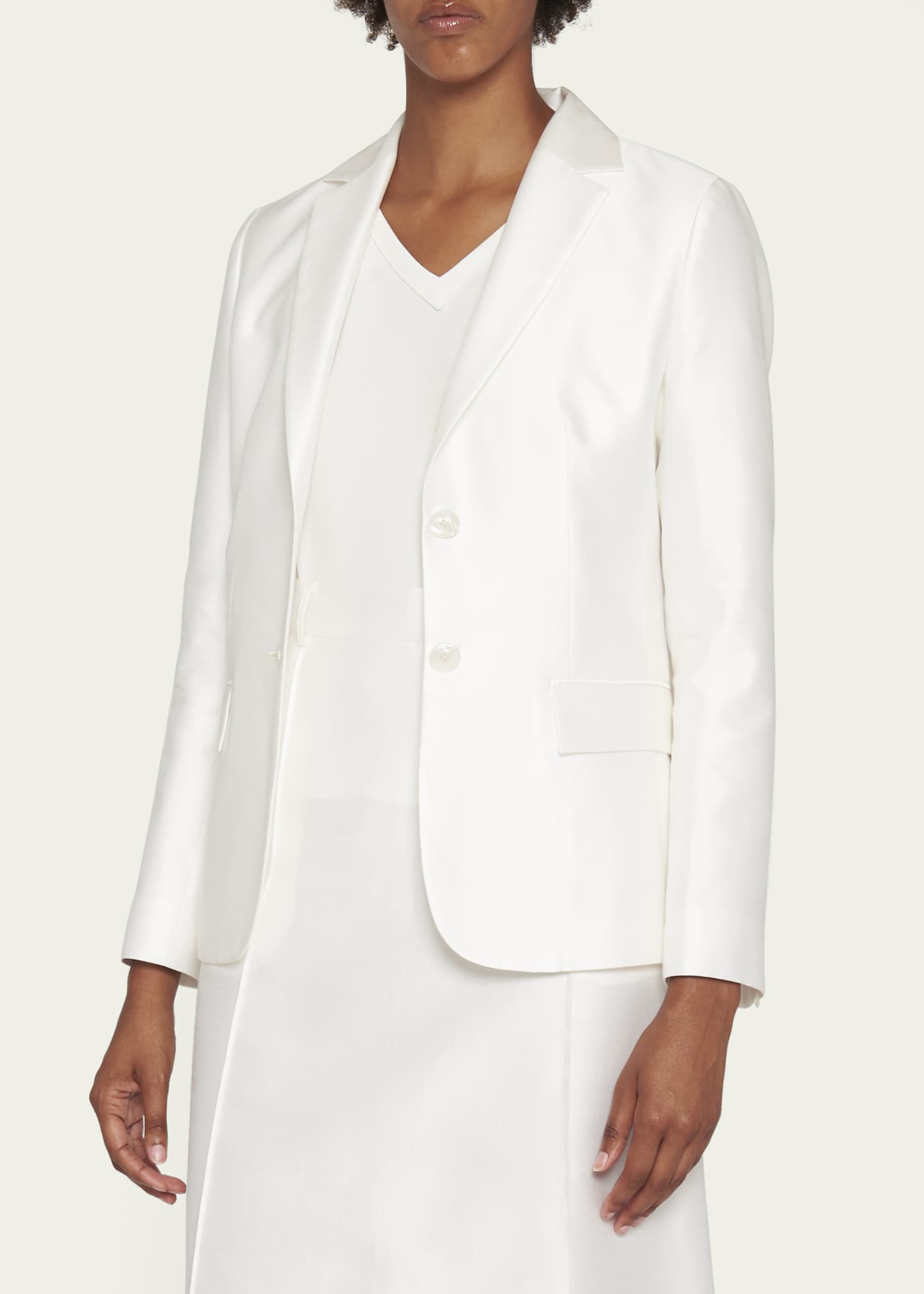 Kiton Single-Breast Sheen Jacket - Bergdorf Goodman
