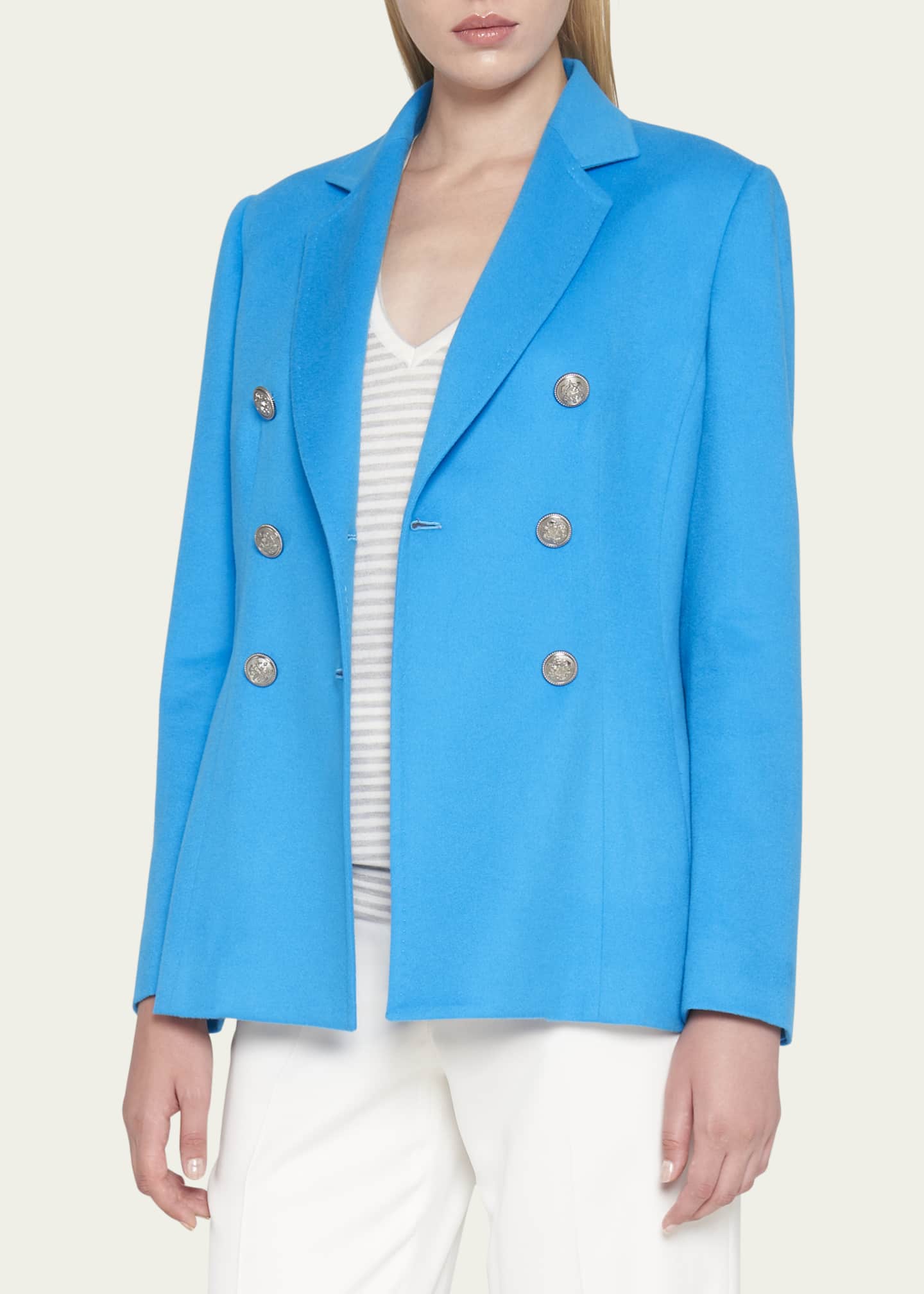 Kiton Double-Breasted Cashmere Jacket - Bergdorf Goodman