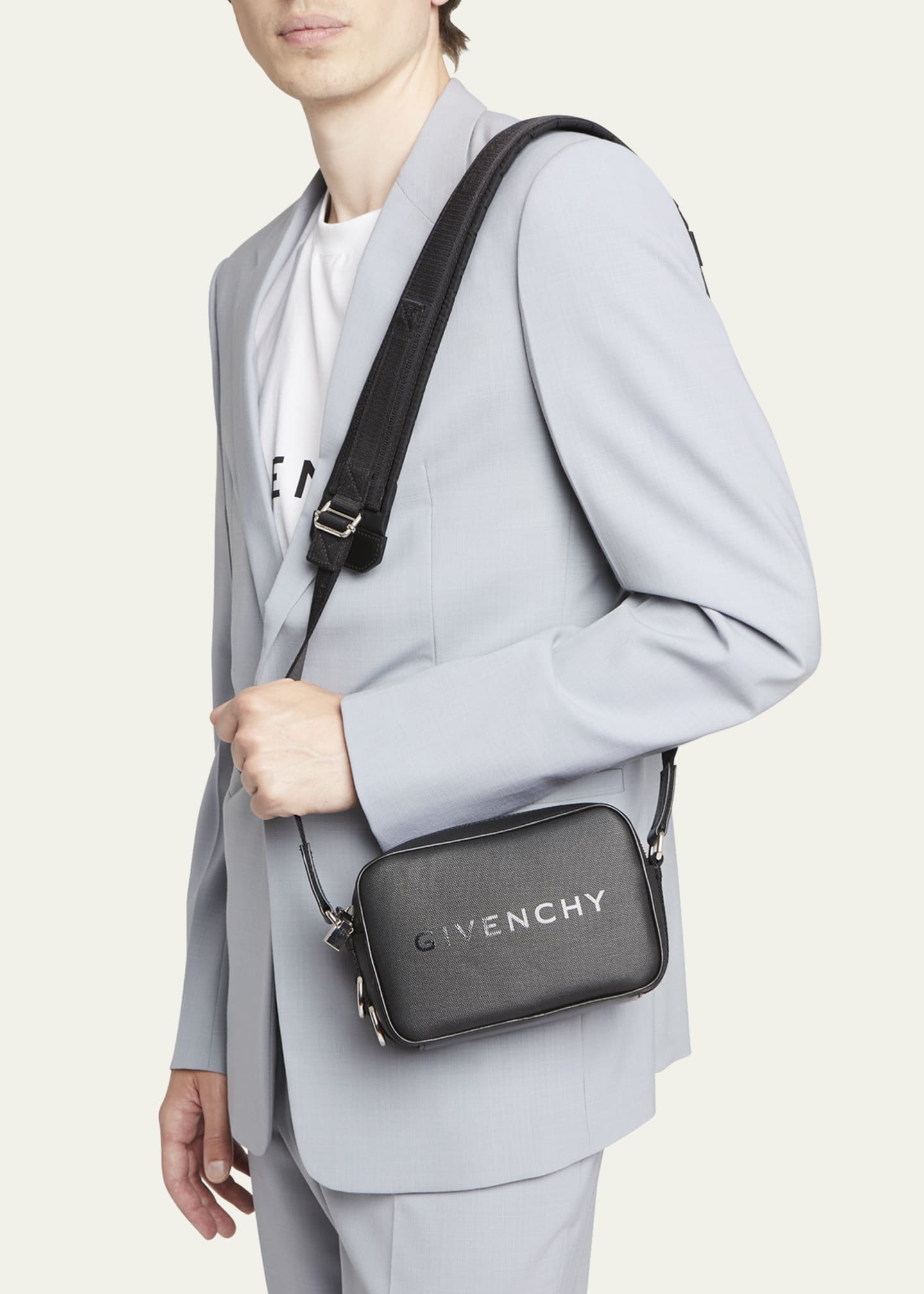 Givenchy Men's Padded Strap Crossbody Camera Bag - Bergdorf Goodman
