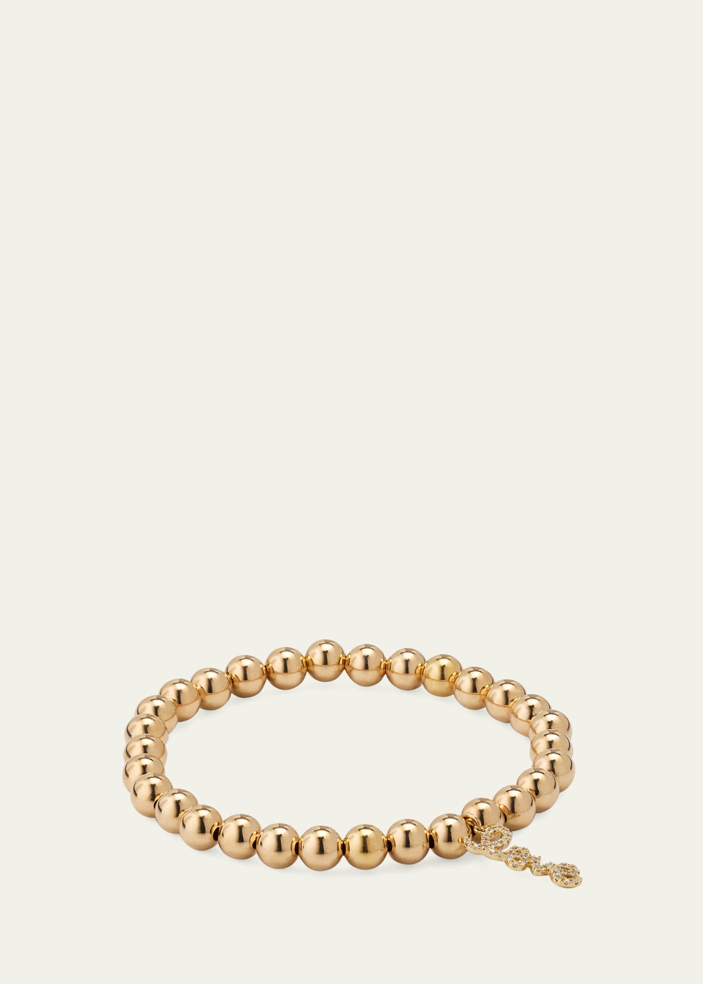 Sydney Evan 14K Diamond Pave Love Script Bracelet - Bergdorf Goodman