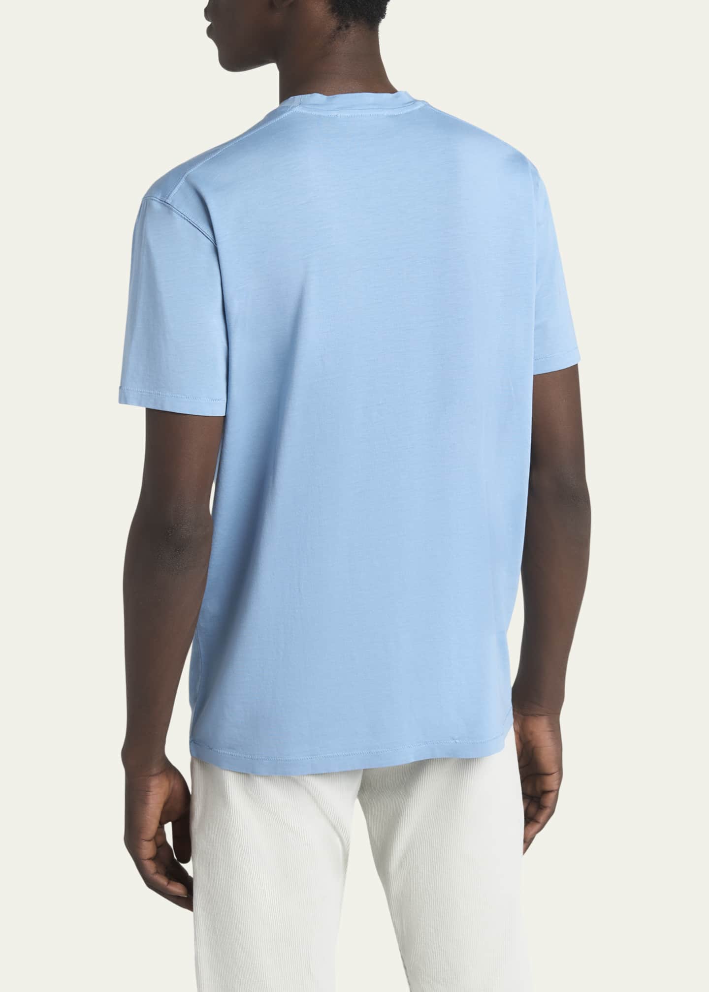 TOM FORD Men's Lyocell-Cotton Crewneck T-Shirt - Bergdorf Goodman