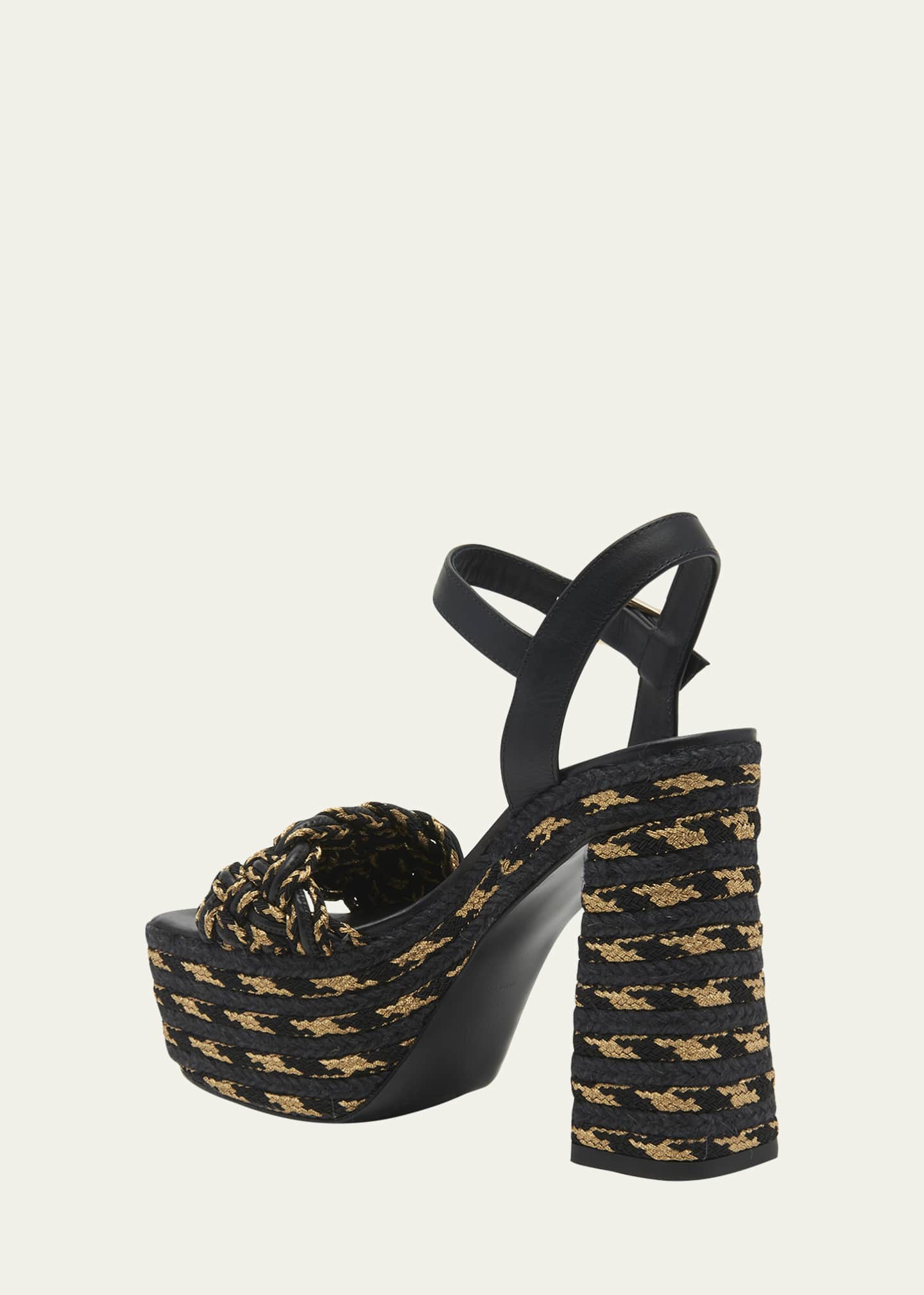 Castaner Anne Braided Ankle-Strap Platform Sandals - Bergdorf Goodman