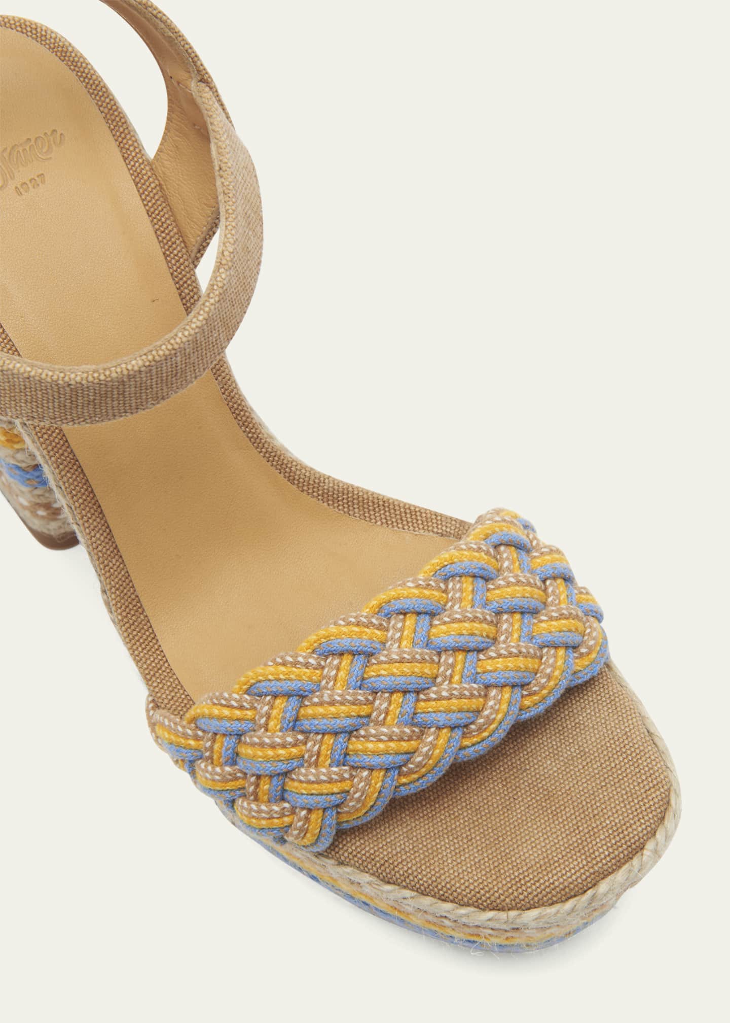 Castaner Anne Multicolored Ankle-Strap Platform Sandals - Bergdorf Goodman