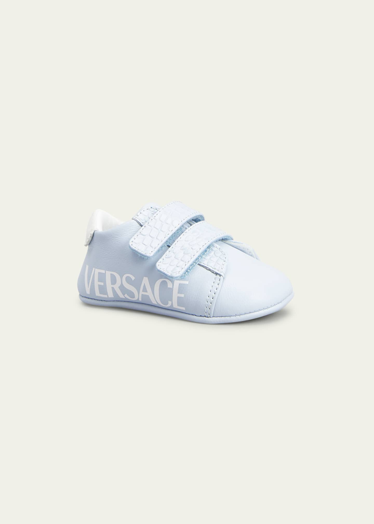 Versace Kid's Pre-Walker Grip-Trap Sneakers, Baby - Bergdorf Goodman