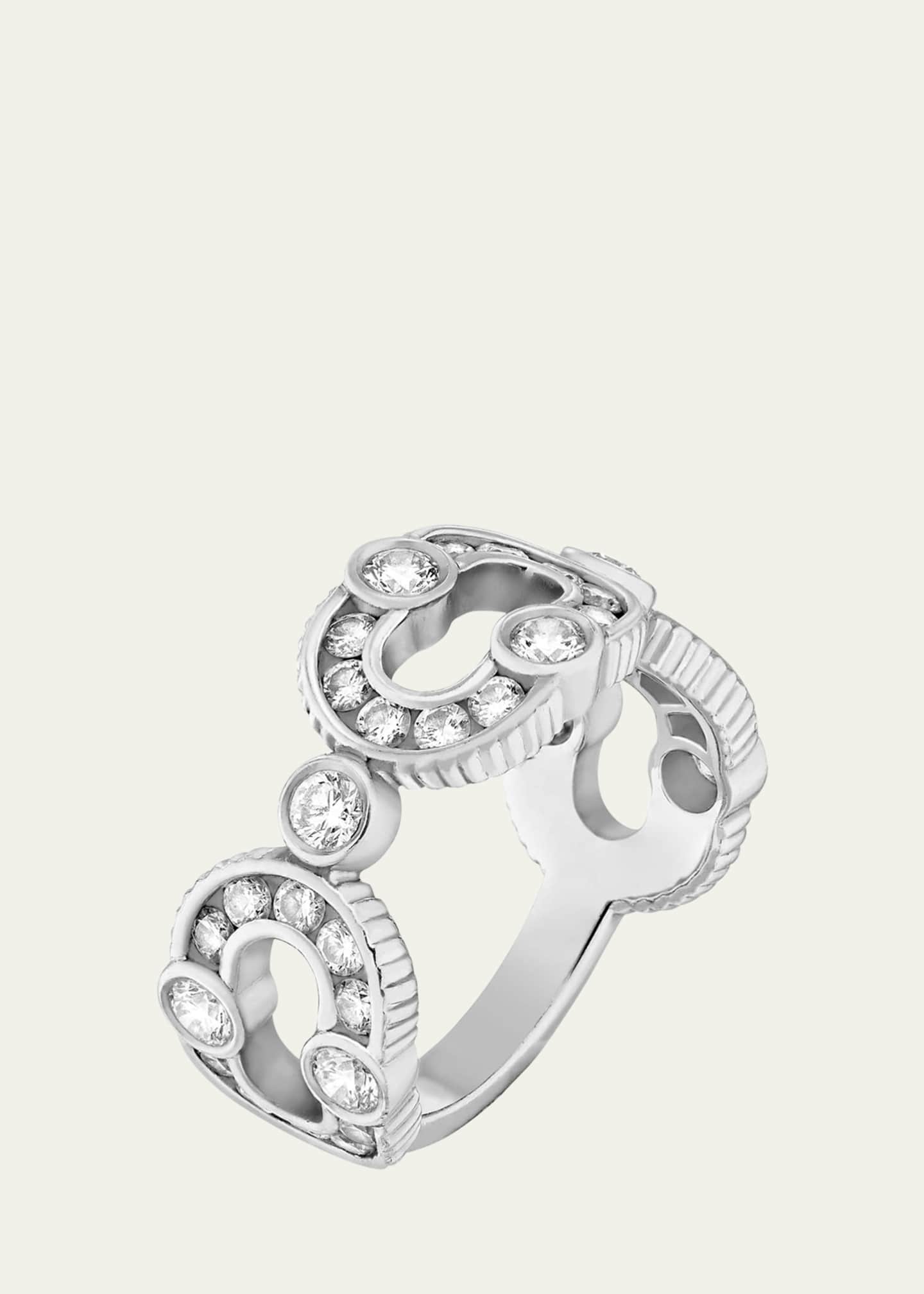 Viltier Magnetic Enchainee Diamond Ring in White Gold - Bergdorf Goodman