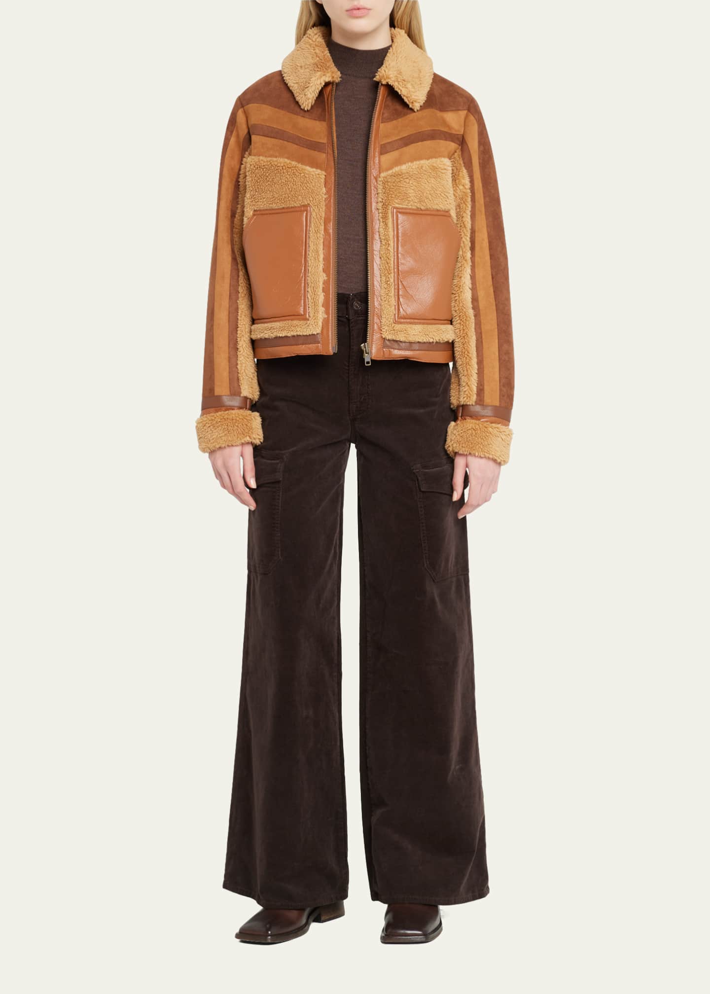 MOTHER The Tripple Decker Faux Fur Jacket - Bergdorf Goodman