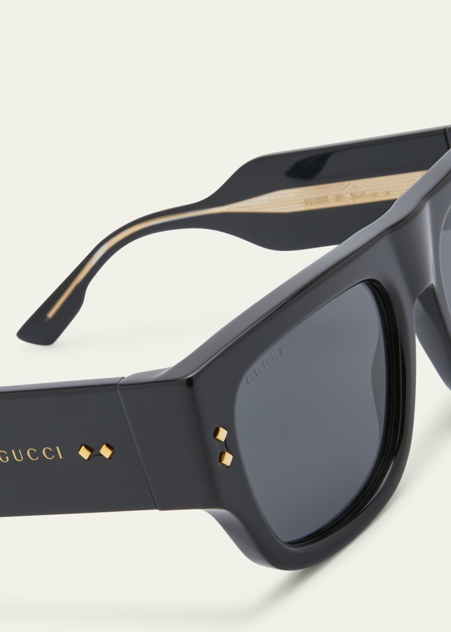 Gucci Men's Oversized Rectangle Sunglasses - Bergdorf Goodman