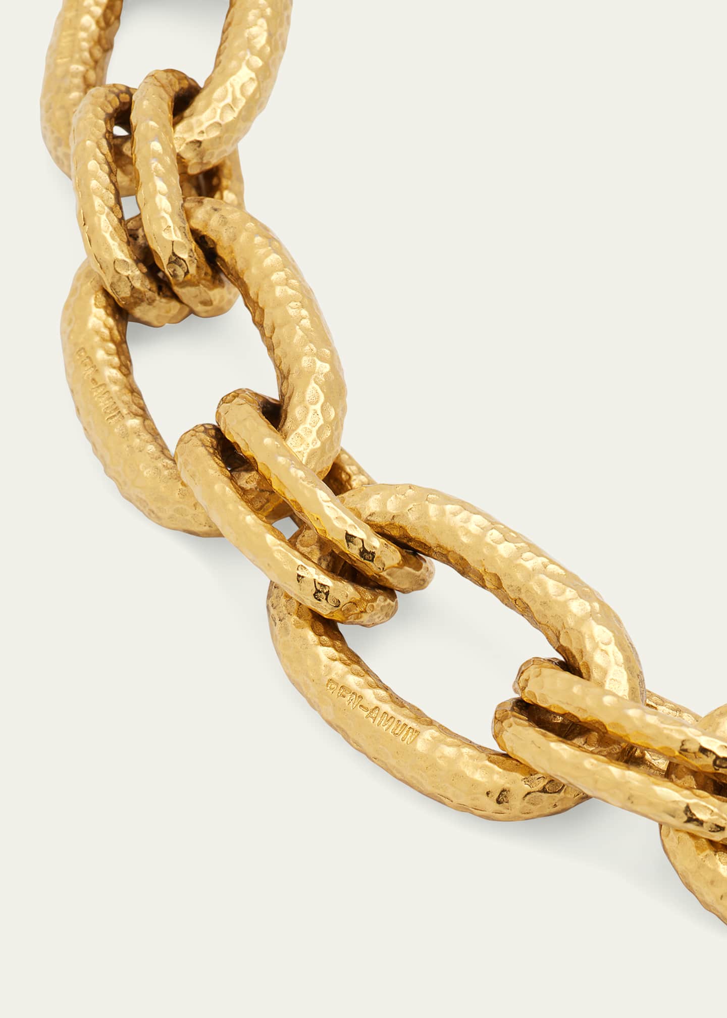 Ben-Amun 24K Hammered Chunky Cable Chain Bracelet - Bergdorf Goodman