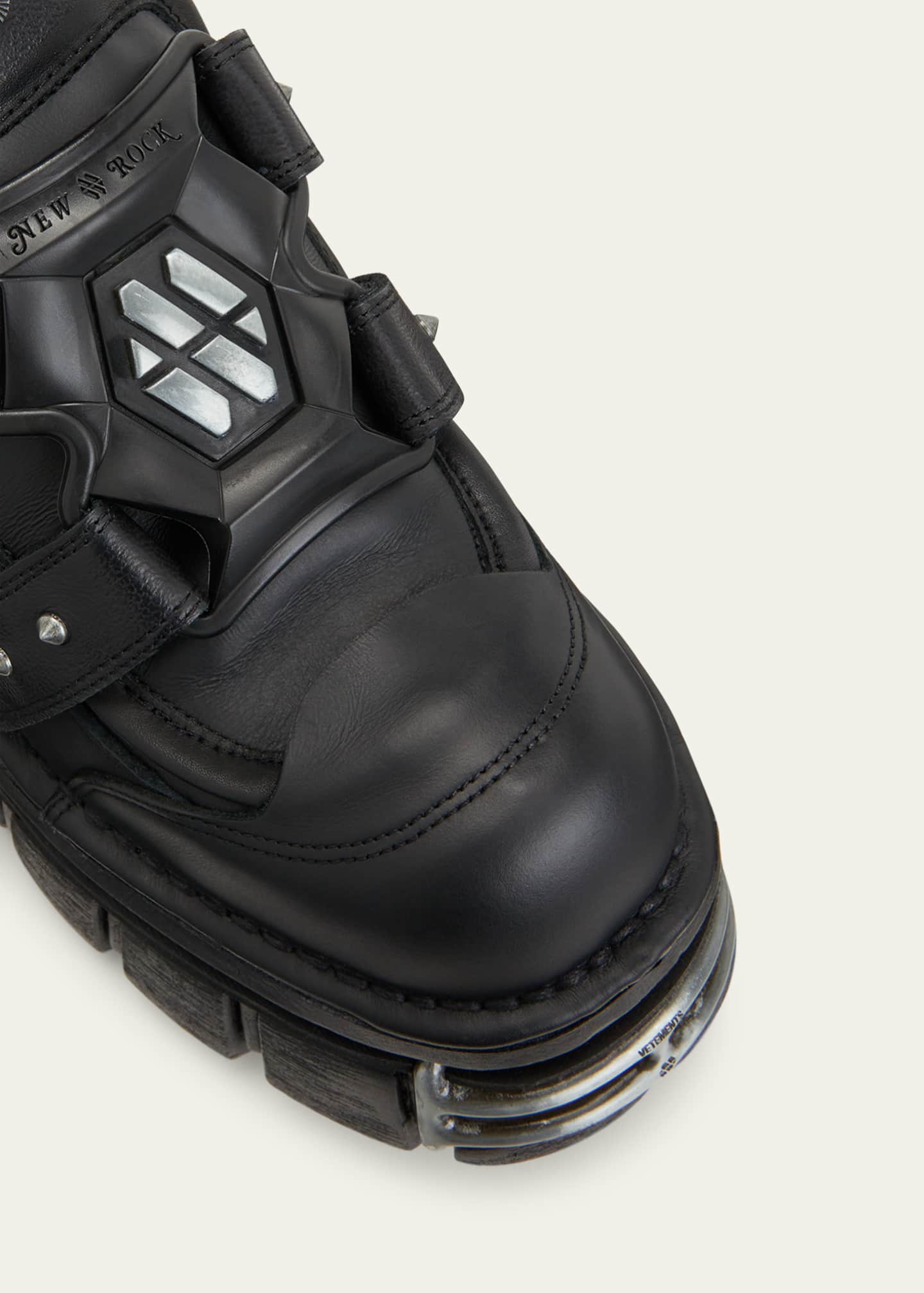 Vetements x New Rock Men's Gamer Embellished Platform Boots - Bergdorf ...