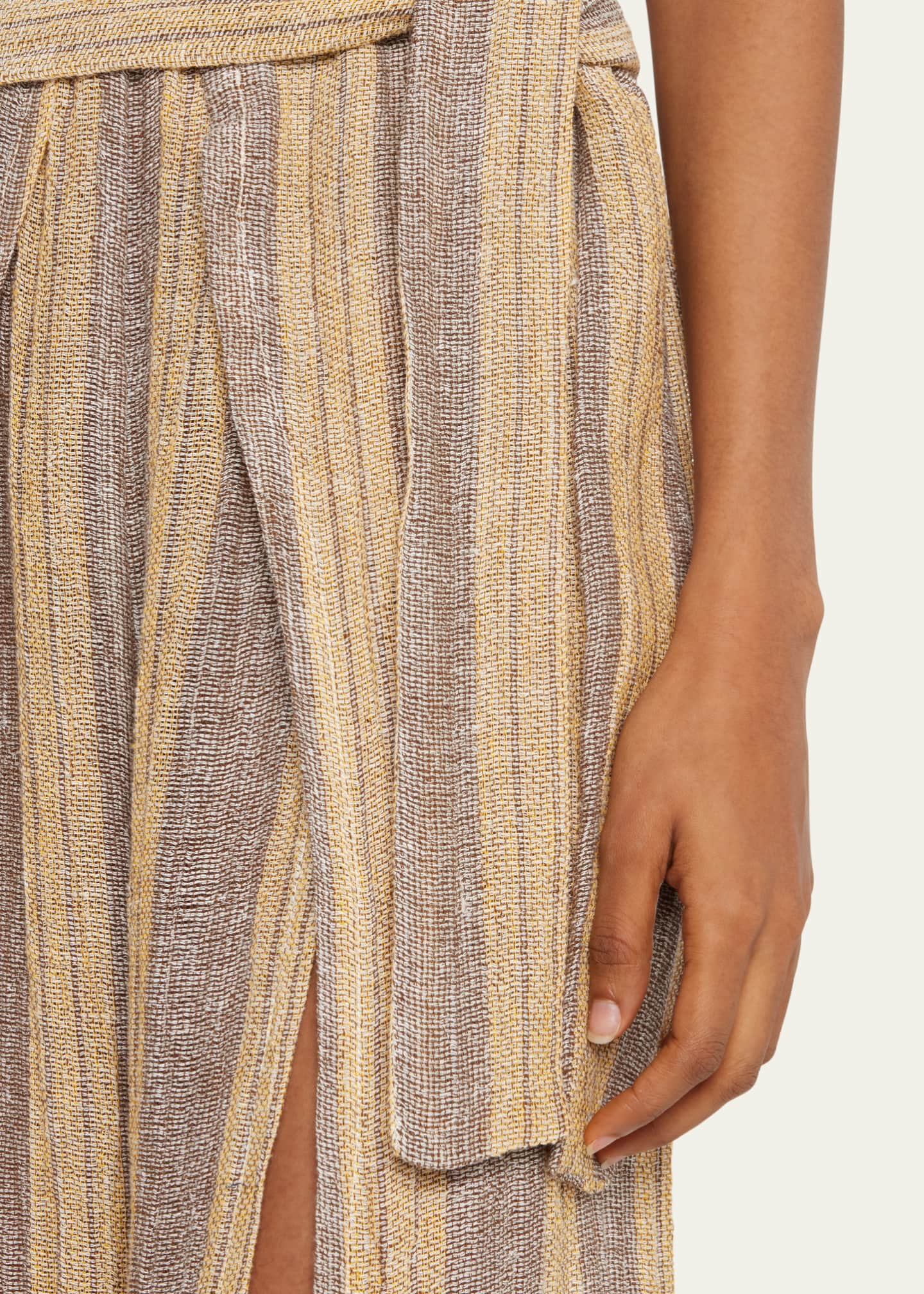 Lisa Marie Fernandez Farrah Gauze Wrap Pants - Bergdorf Goodman