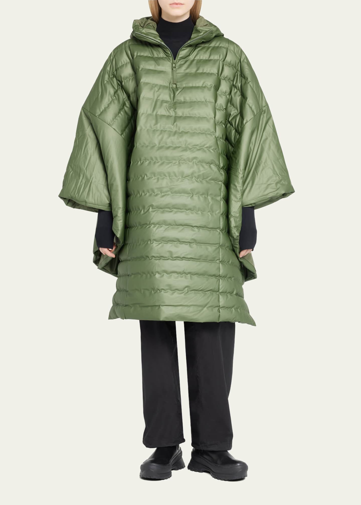 Rains Trekker Quilted Cape - Bergdorf Goodman