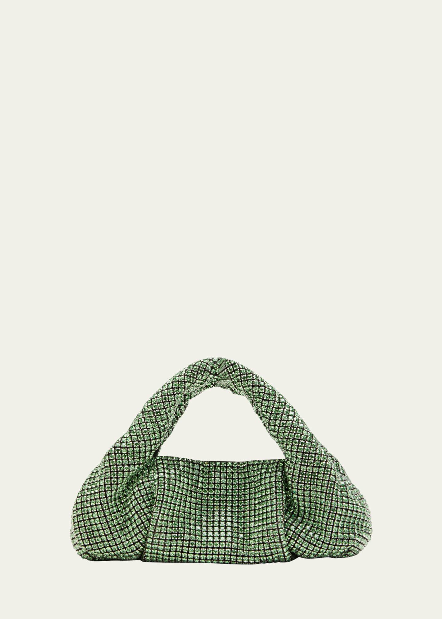 Stuart Weitzman The Moda Mini Shine Crystal Top-Handle Bag - Bergdorf ...