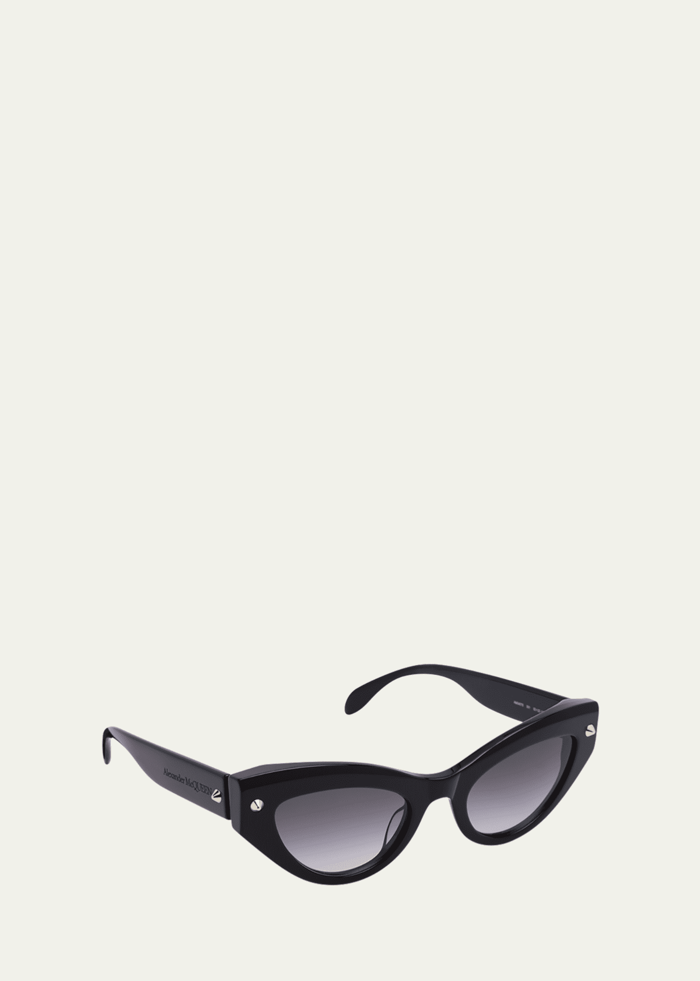McQueen Acetate Cat-Eye Sunglasses w/ Studded Detail - Bergdorf Goodman