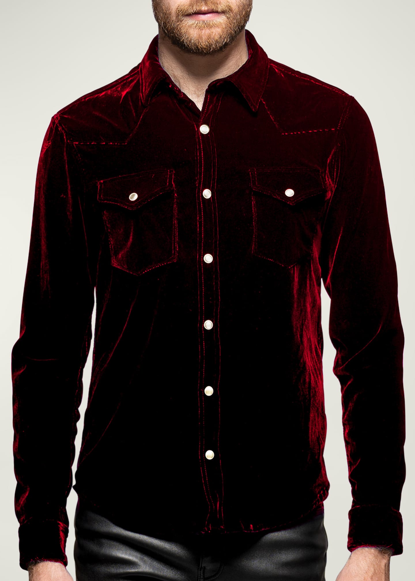 monfrere Men's Eastwood Velvet Sport Shirt - Bergdorf Goodman