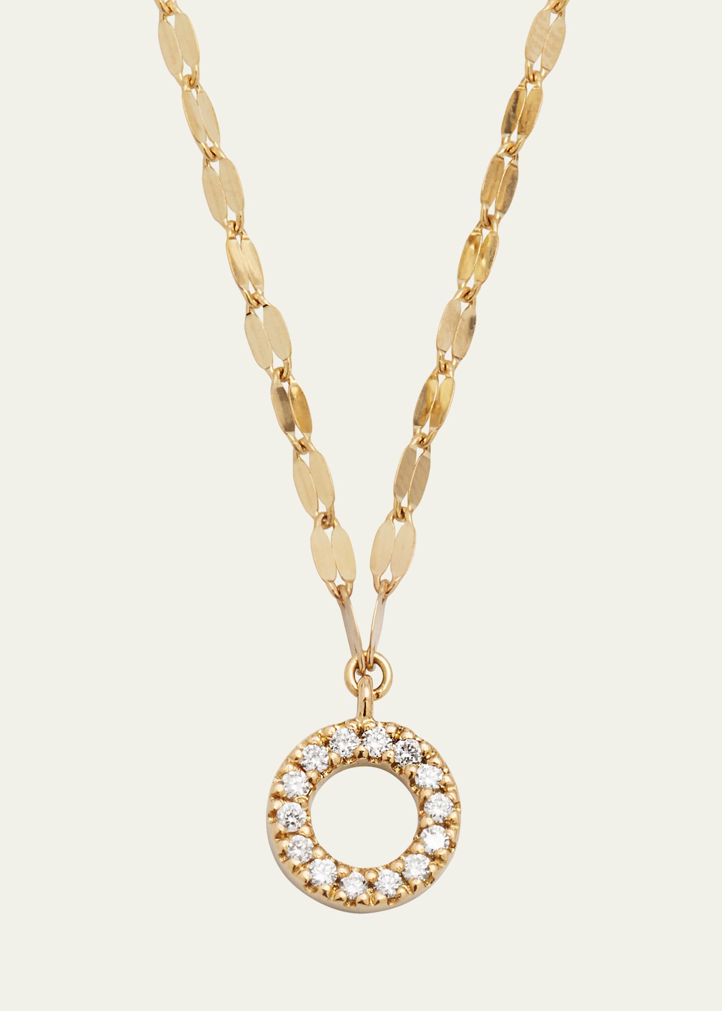 Lana Flawless 14K Gold Open Circle Pendant Necklace - Bergdorf Goodman