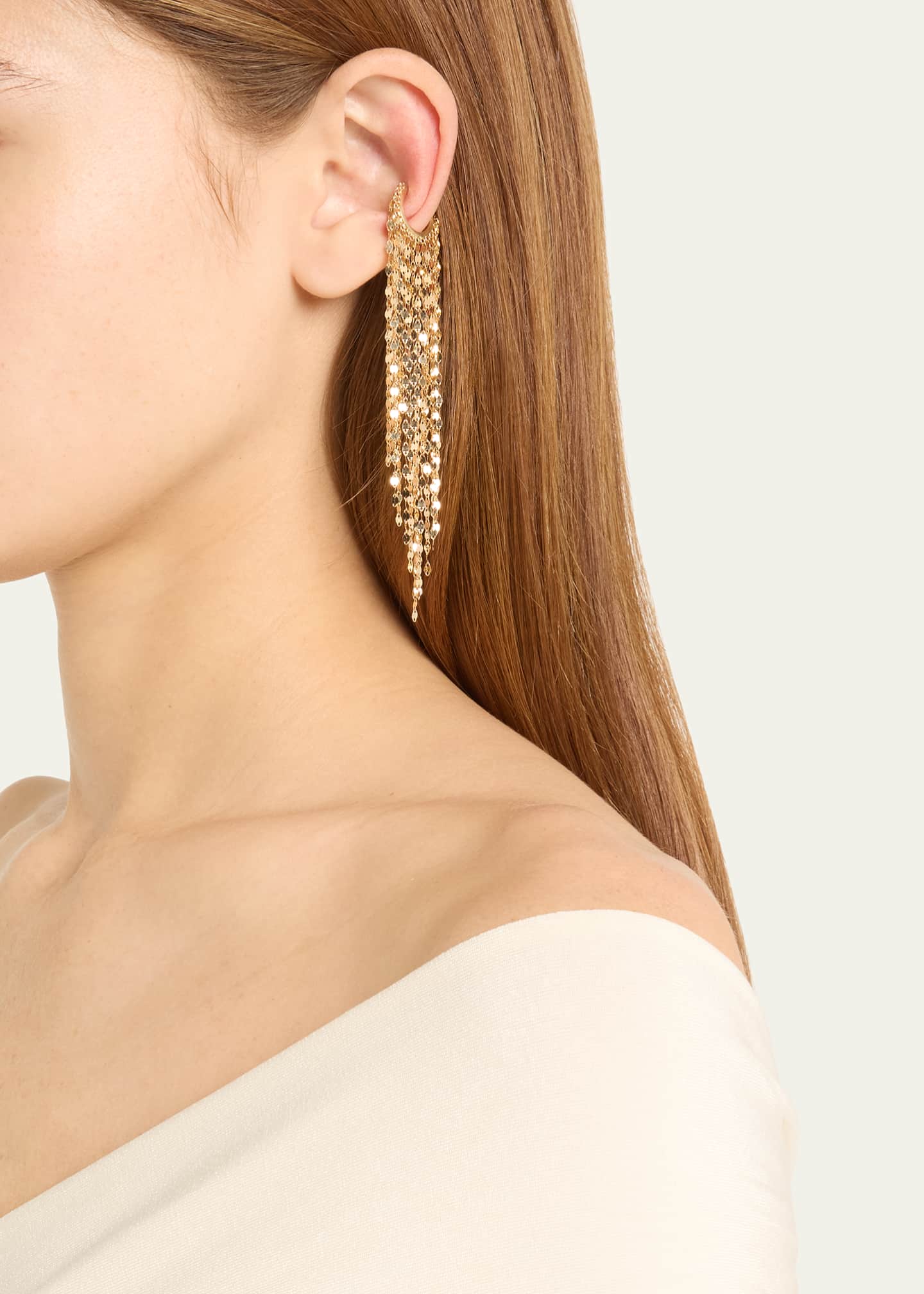 Lana Blake Half-Pair 14k Gold Fringe Ear Cuff, Single - Bergdorf Goodman