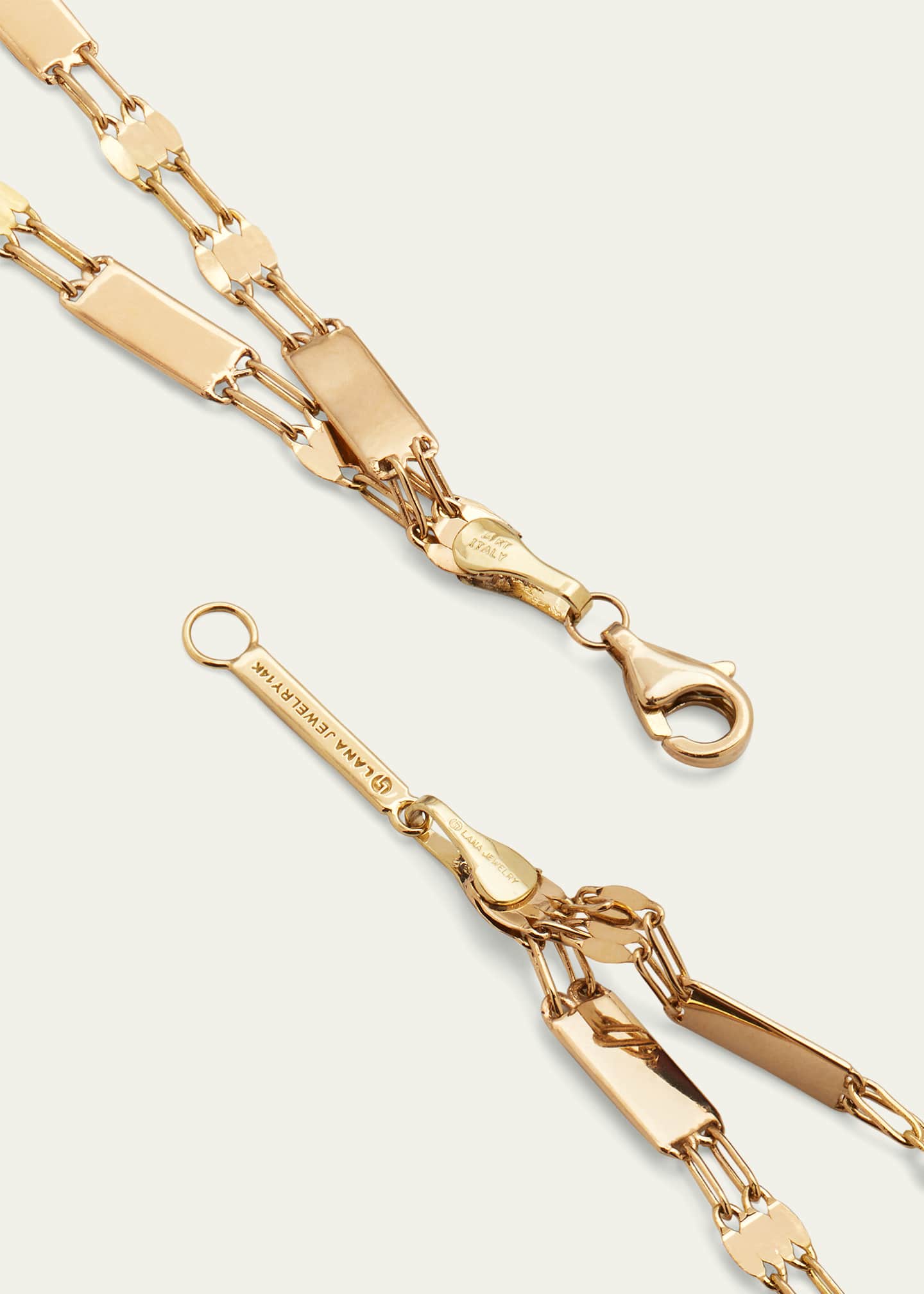 Lana 14K Gold Blake Double Mega Gloss Double-Strand Necklace - Bergdorf ...