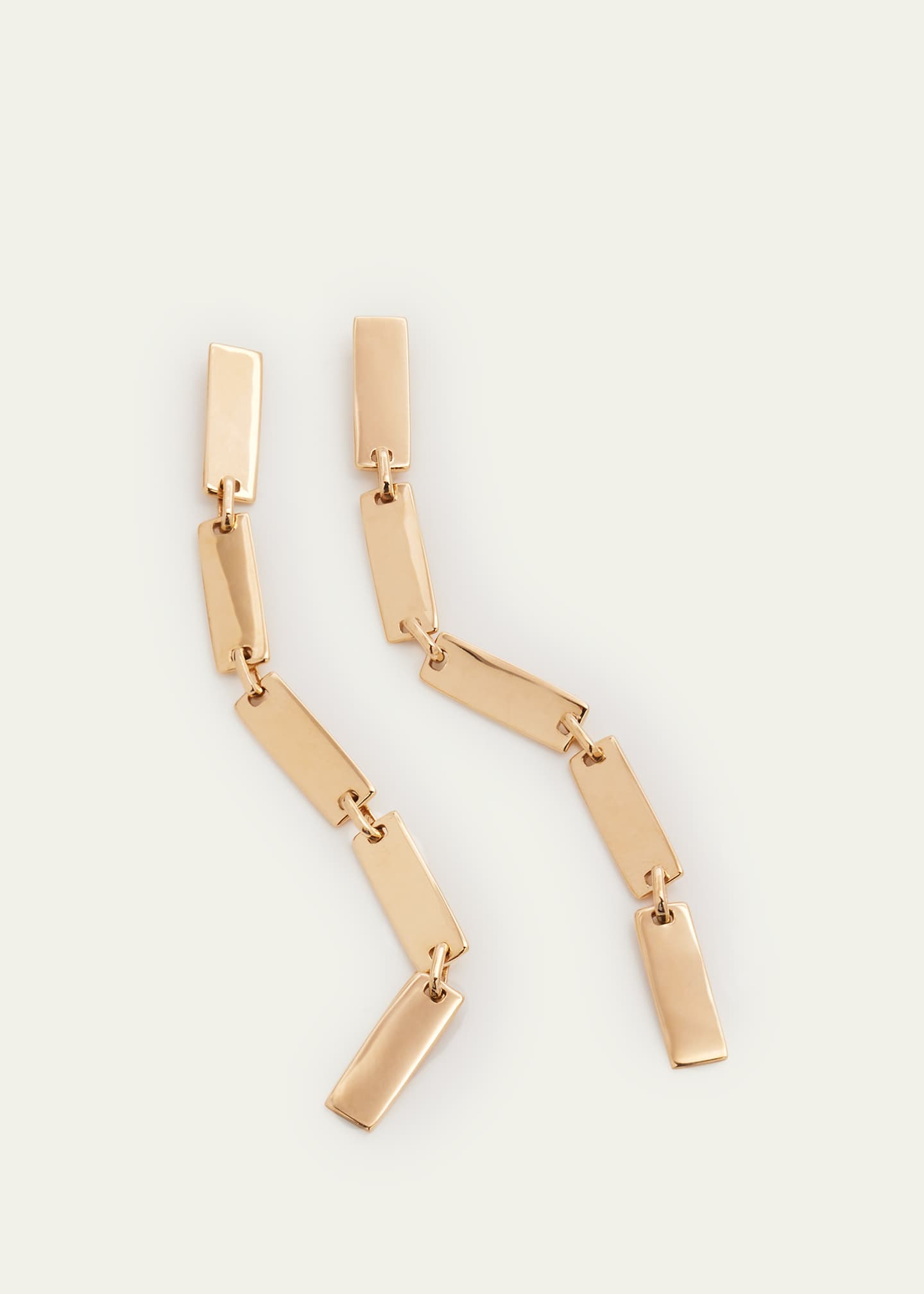 Lana 14K Linear Dangle Tag Link Earrings, 65mm - Bergdorf Goodman