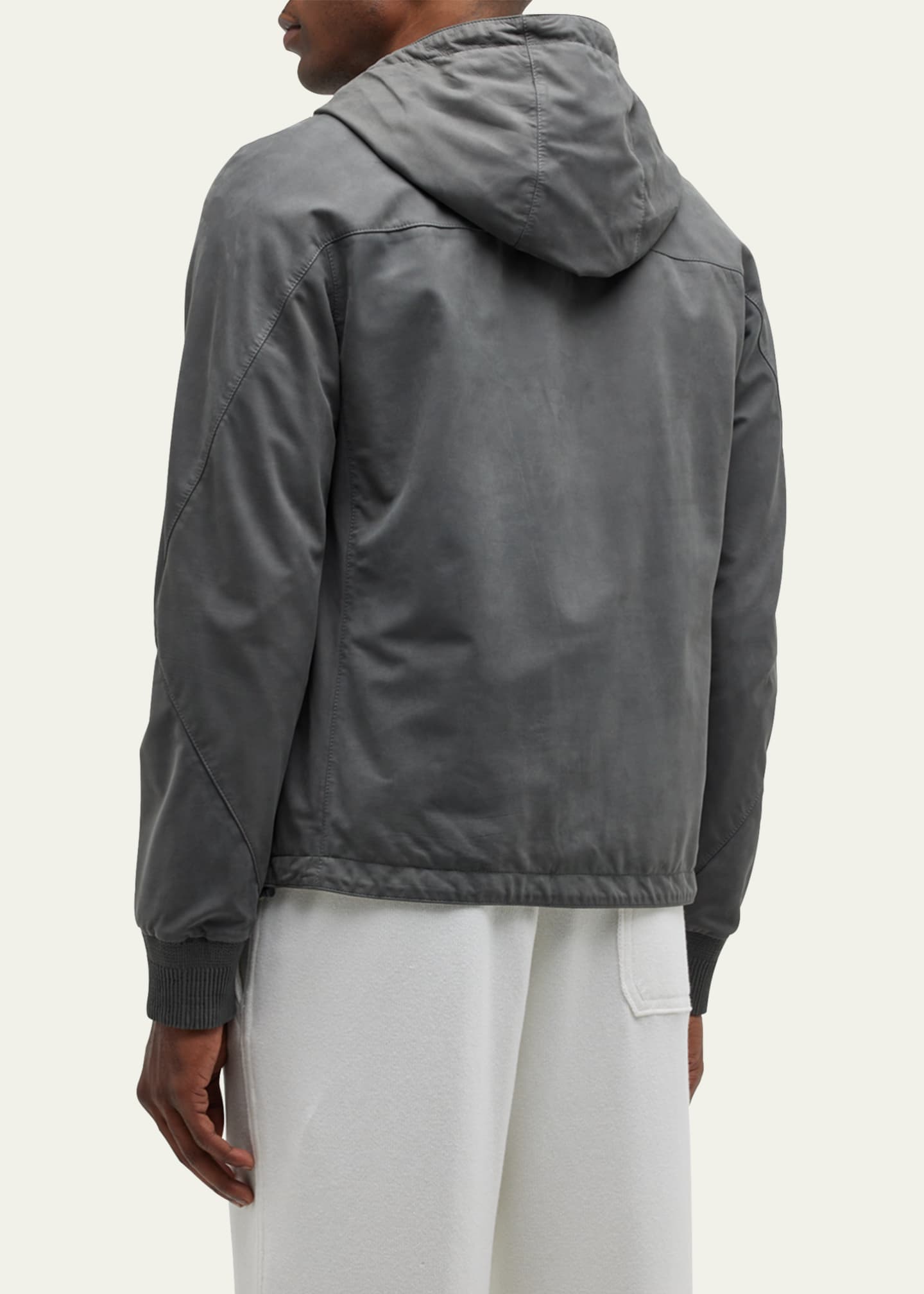 ZEGNA Men's Reversible Napa Leather Jacket - Bergdorf Goodman