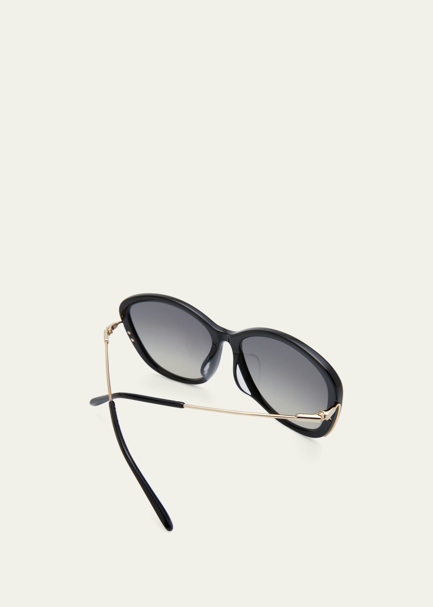 Chloe Gradient Round Acetate Sunglasses - Bergdorf Goodman