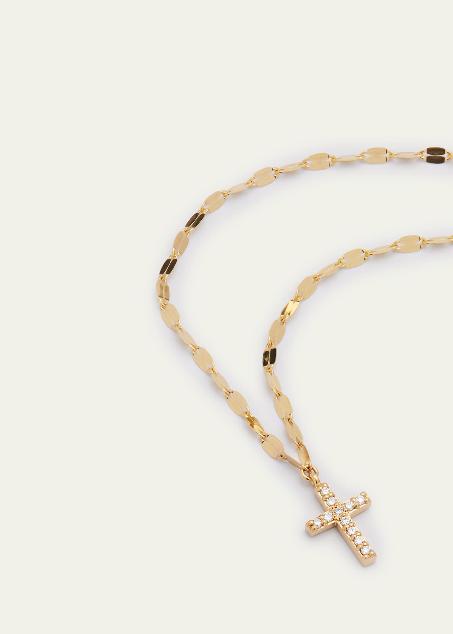 Lana 14K Gold Flawless Mini Cross Pendant Necklace - Bergdorf Goodman