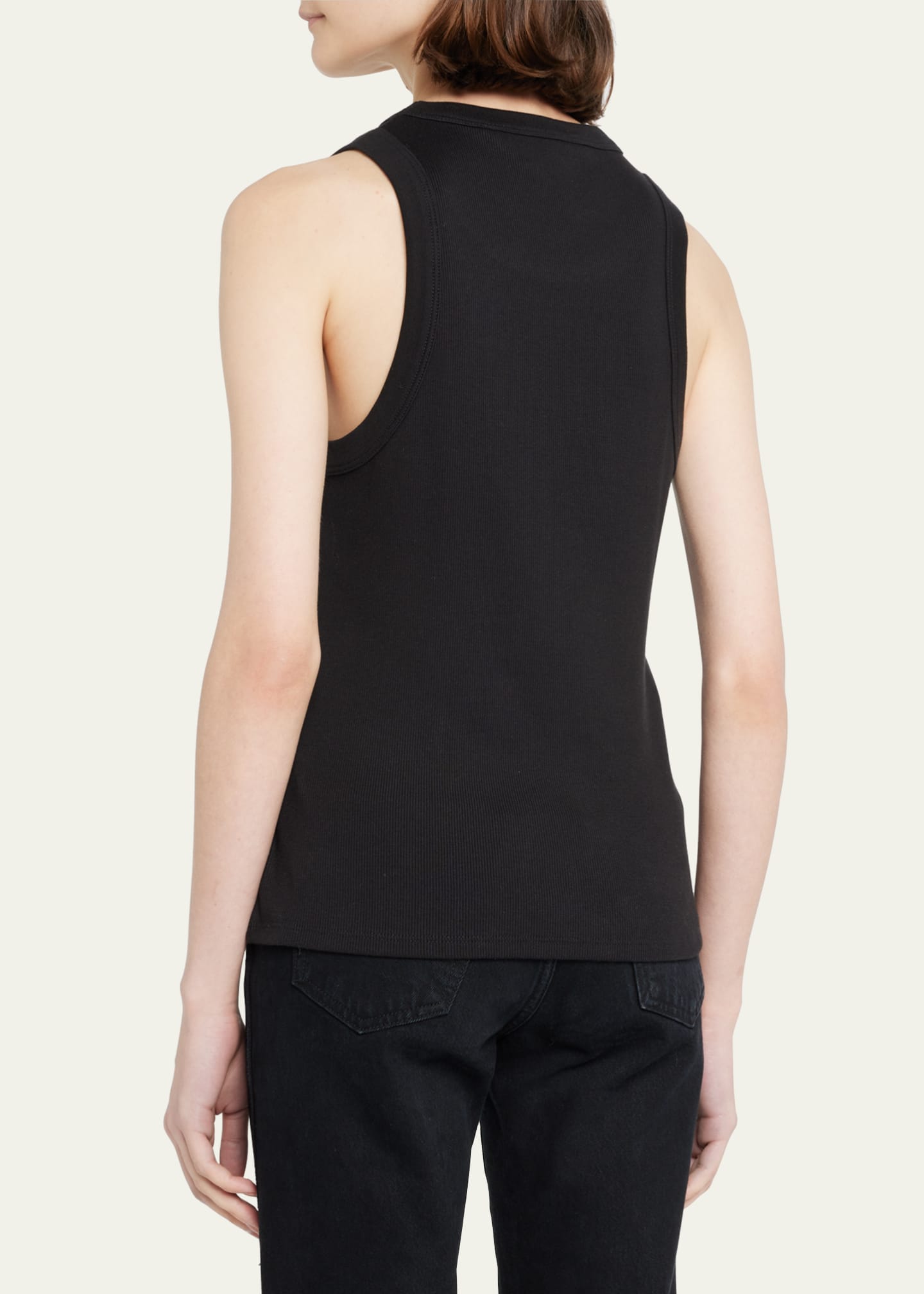 Veronica Beard Jordyn Rib-Knit Tank Top - Bergdorf Goodman