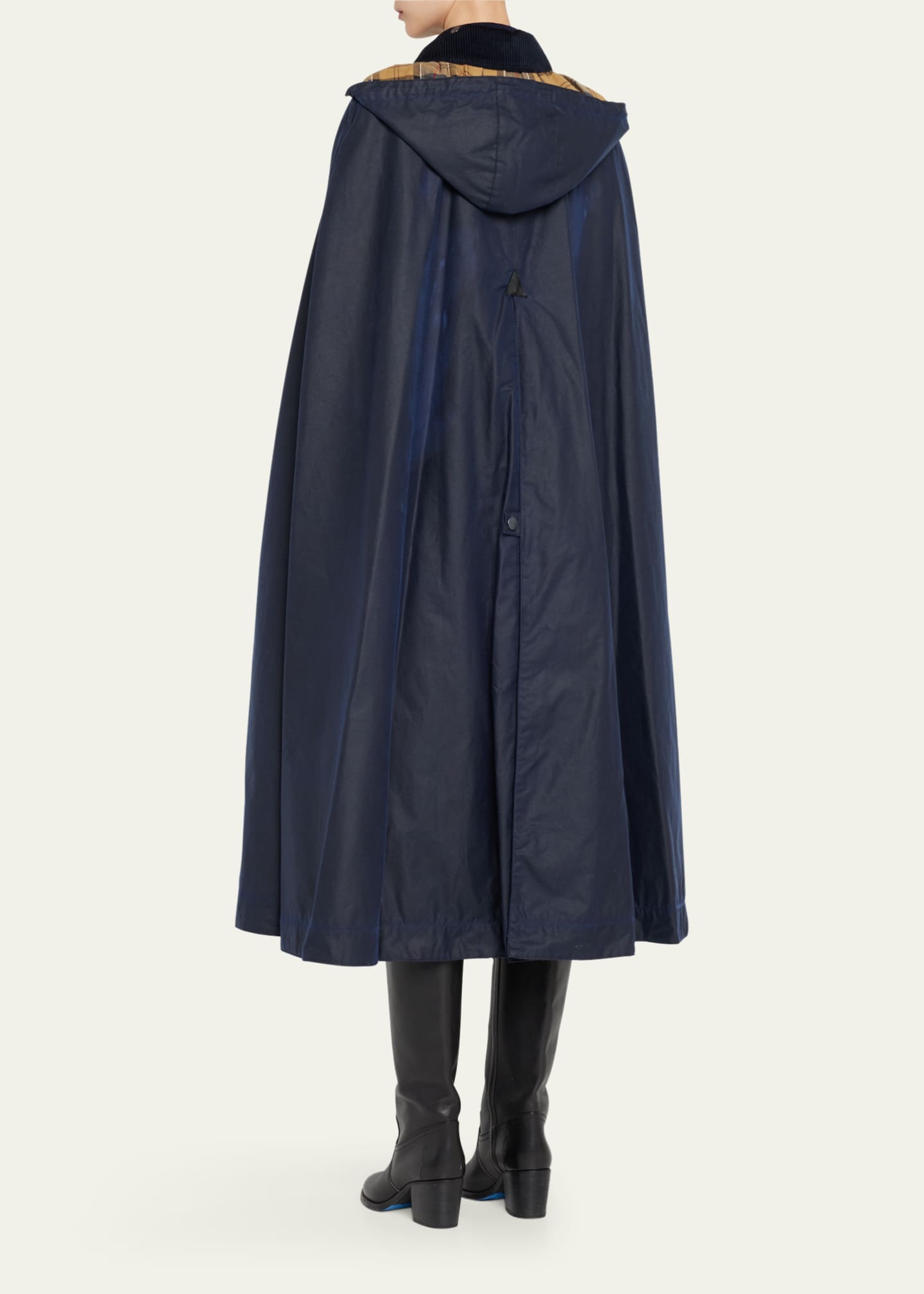 Chloe Hooded Canvas Cape - Bergdorf Goodman