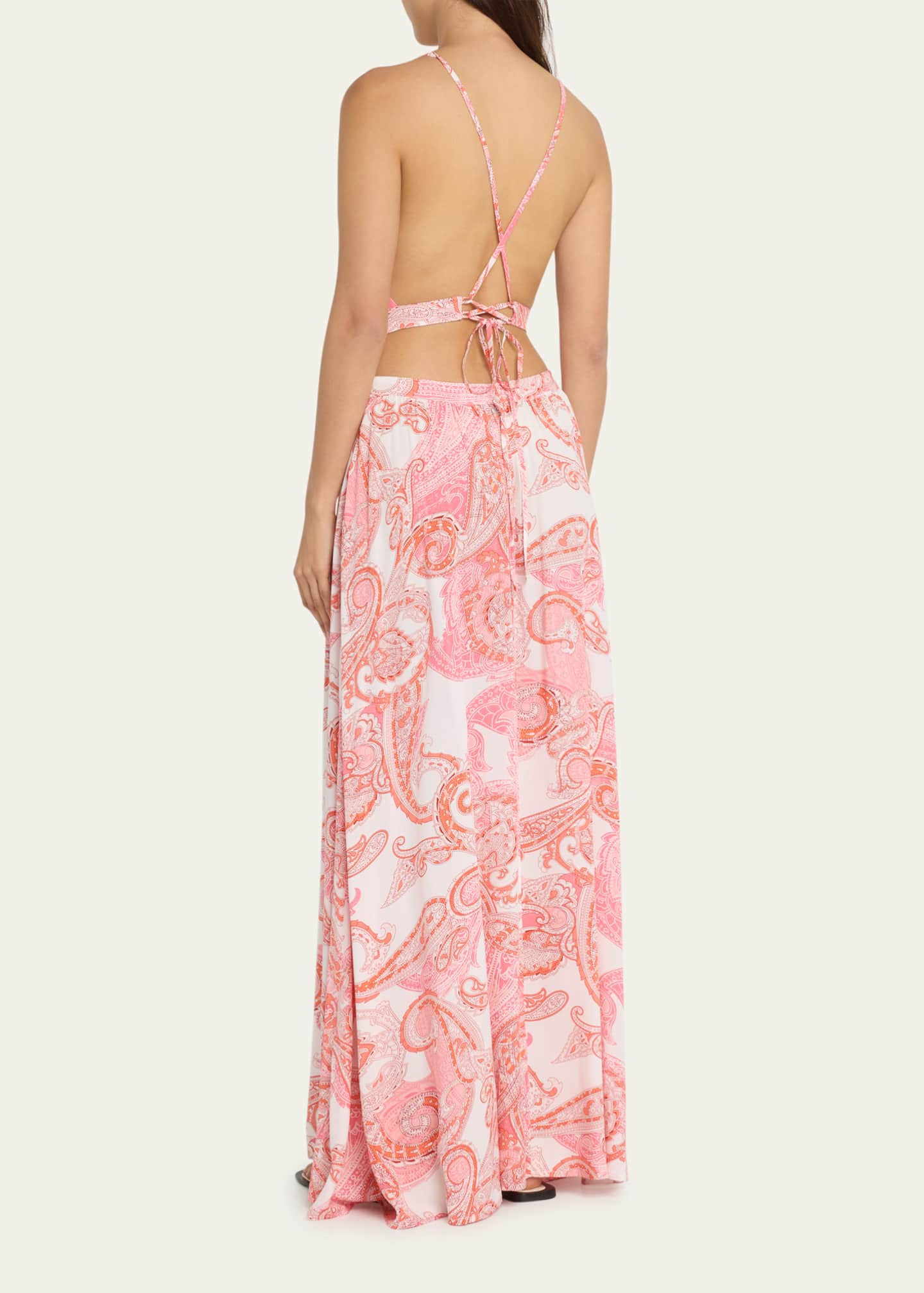 Melissa Odabash Arabella Cutout Halter Maxi Dress - Bergdorf Goodman