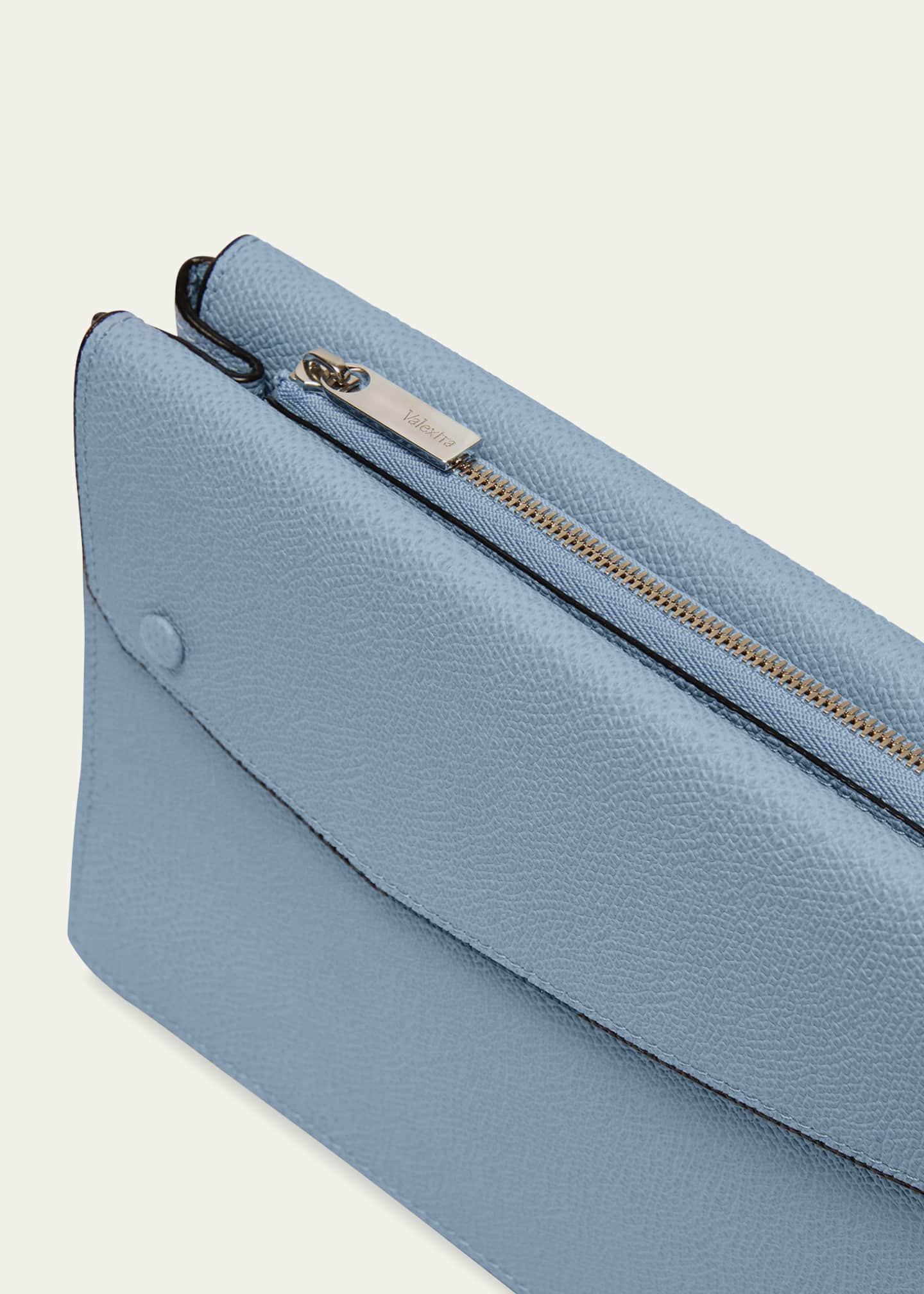 Valextra Men's Small Asymmetric Leather Pocket Bag - Bergdorf Goodman