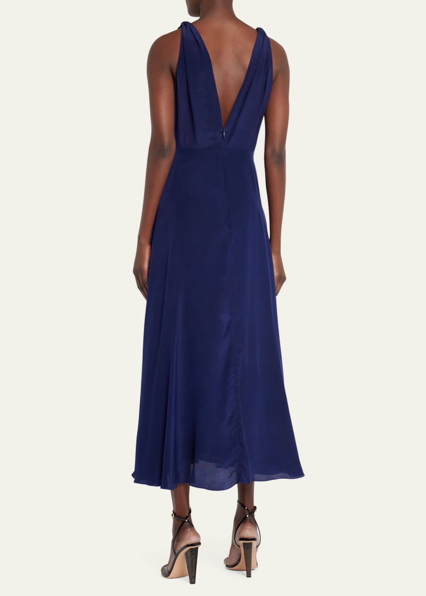Azeeza Cirrus Sleeveless Silk Midi Dress - Bergdorf Goodman