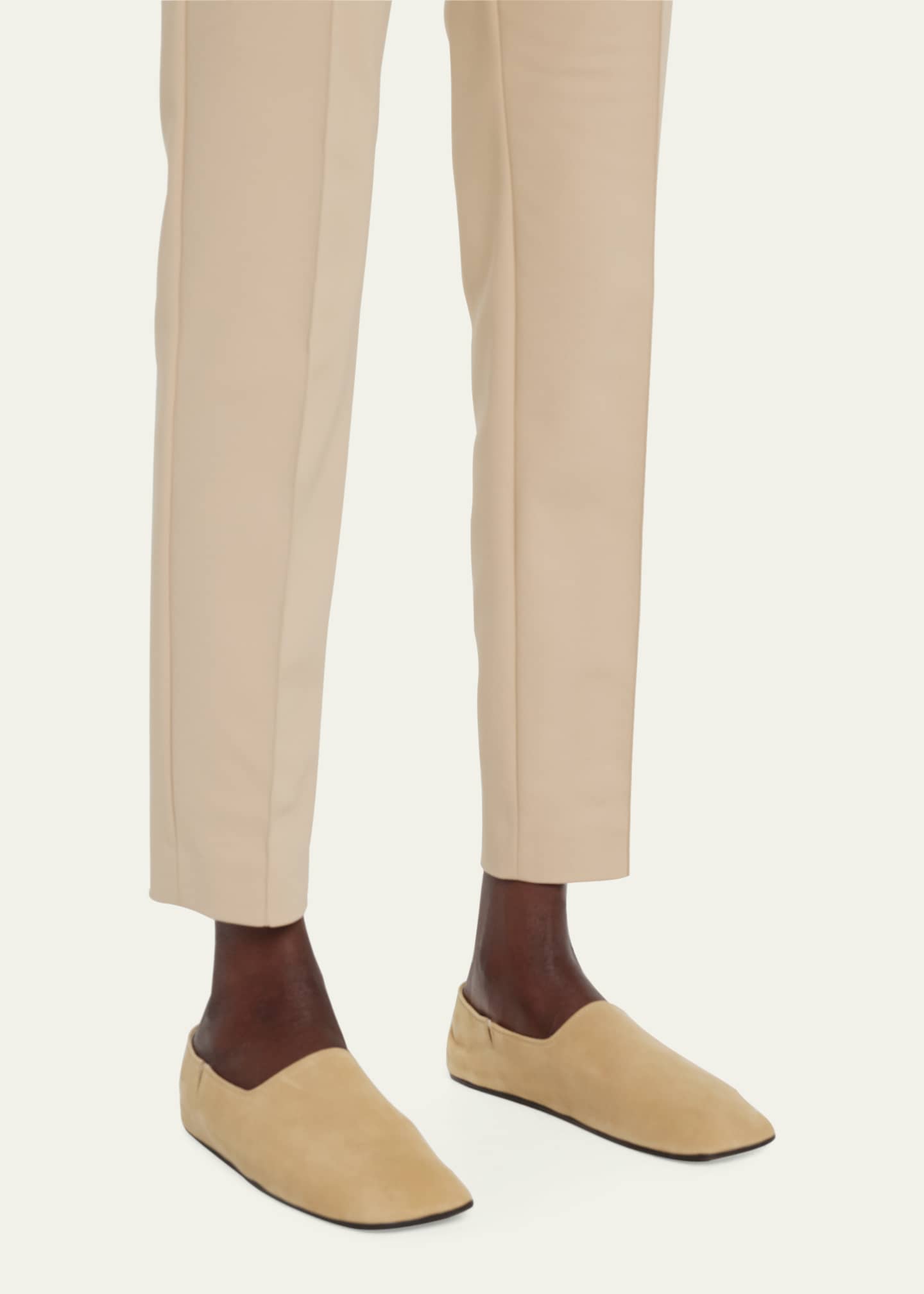 Loro Piana Gravina Suede Slipper Loafers - Bergdorf Goodman