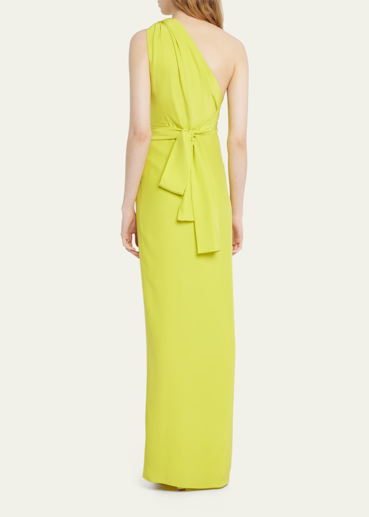 Azeeza Emma One-Shoulder Silk Maxi Dress - Bergdorf Goodman