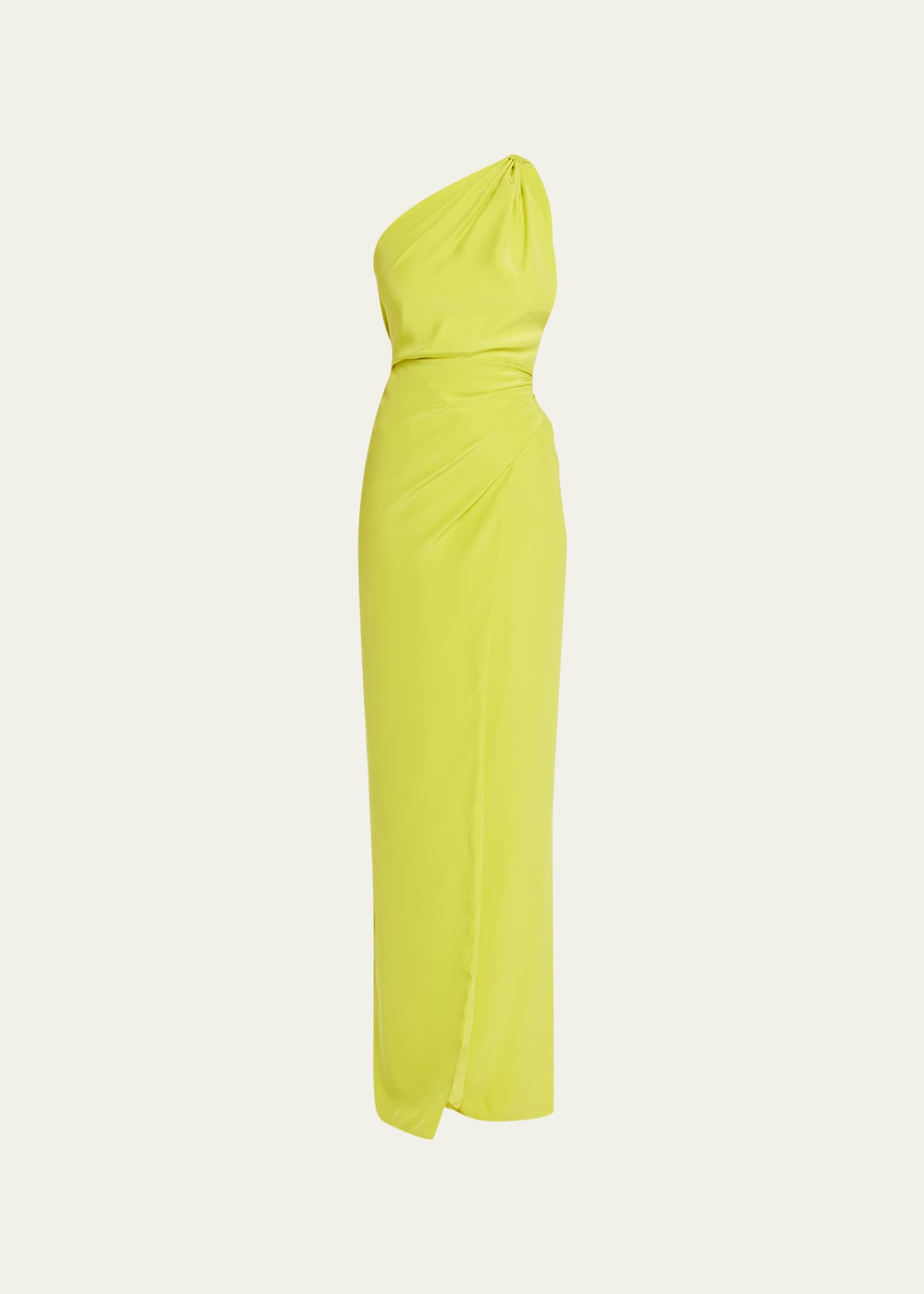Azeeza Emma One-Shoulder Silk Maxi Dress - Bergdorf Goodman