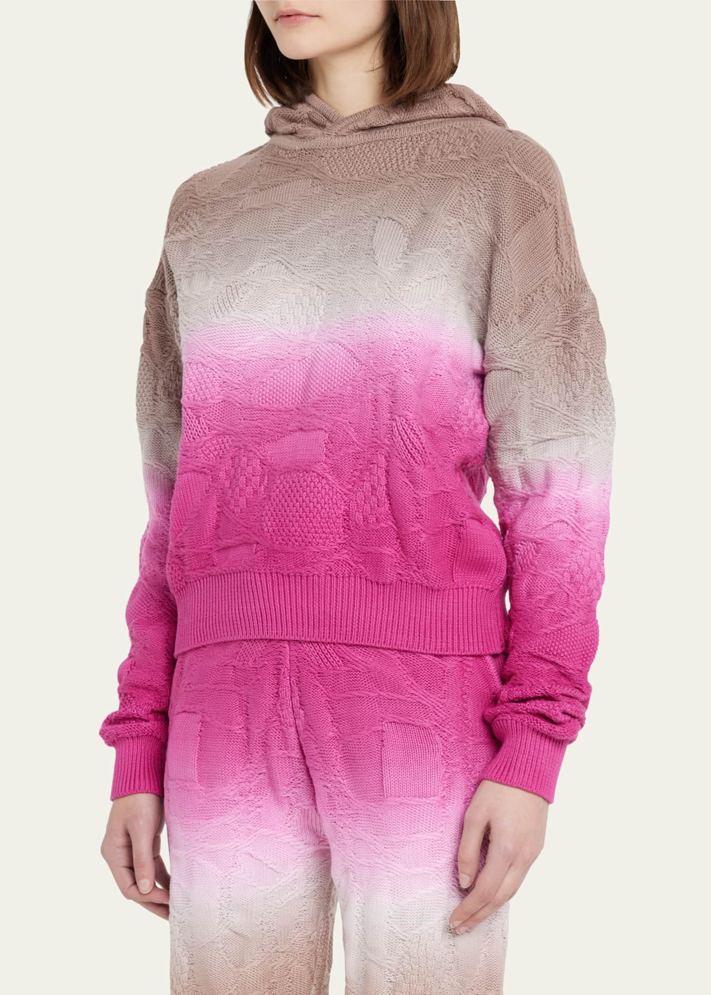 TWENTY MONTREAL Crossover Netting Sweater Hoodie - Bergdorf Goodman