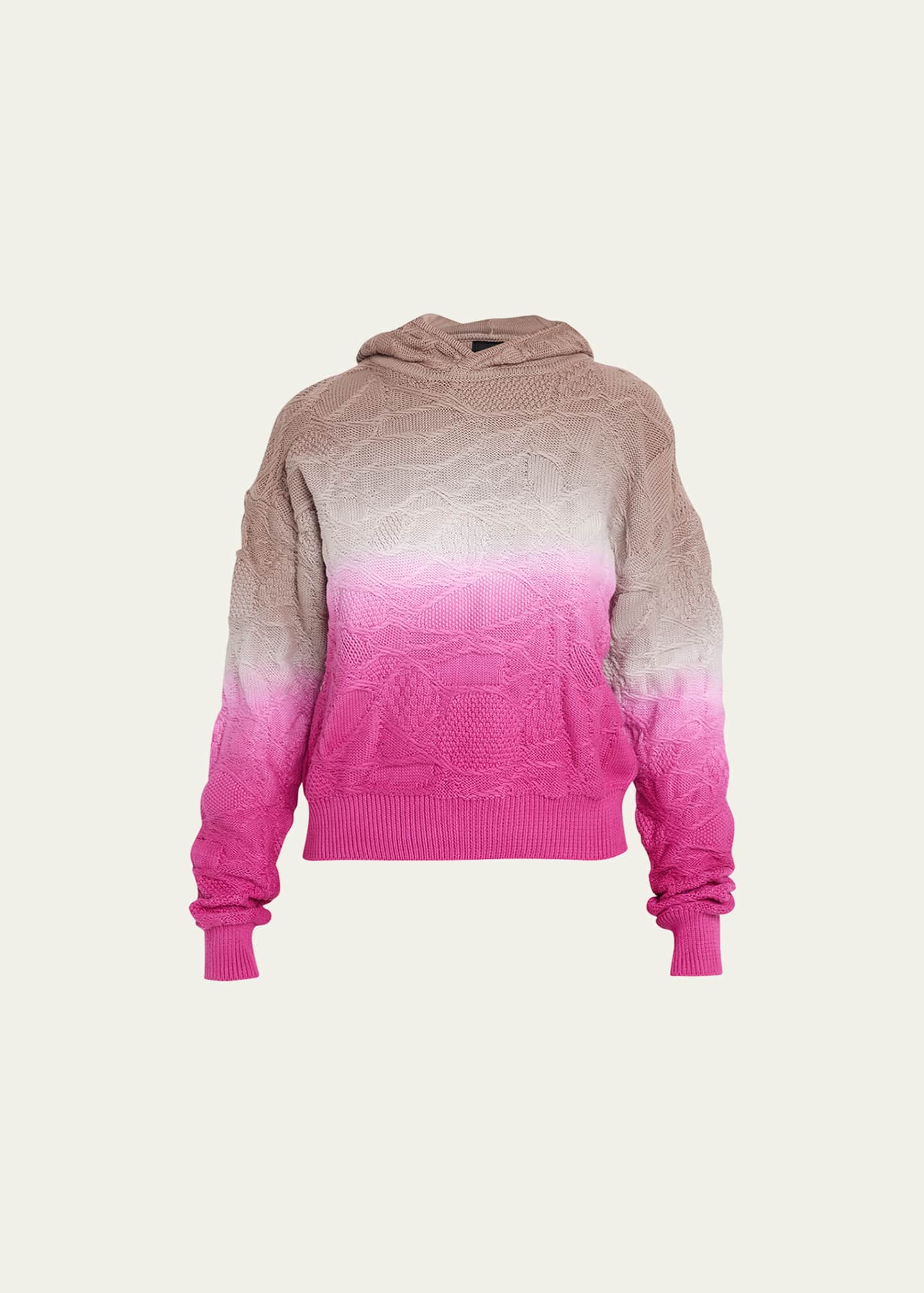 TWENTY MONTREAL Crossover Netting Sweater Hoodie - Bergdorf Goodman