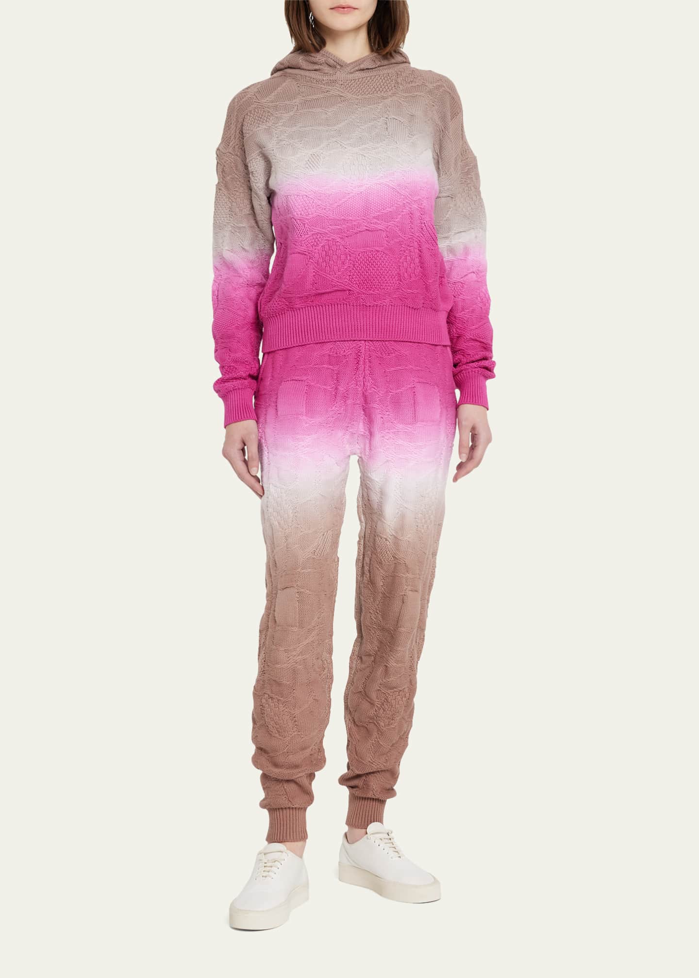 TWENTY MONTREAL Crossover Netting Sweater Pants - Bergdorf Goodman